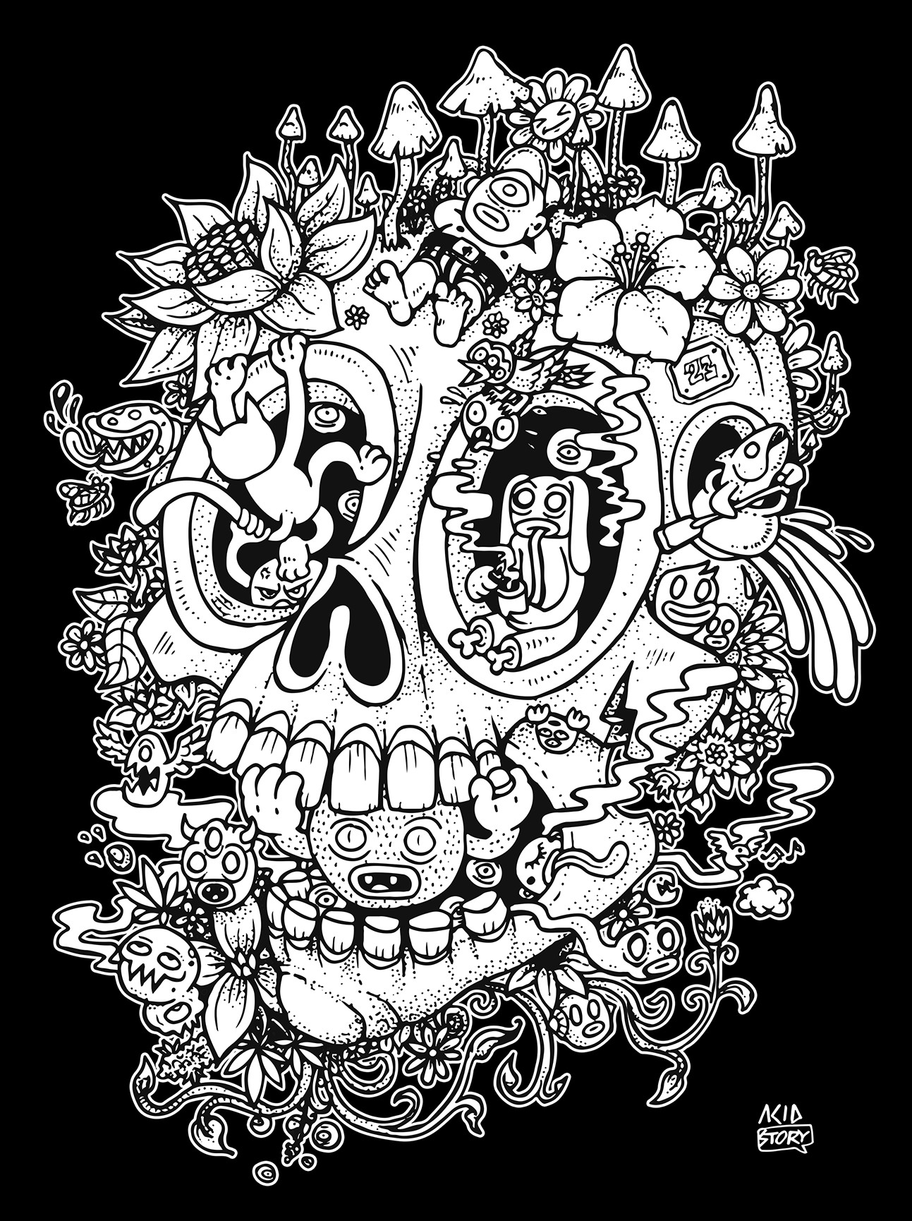 ArtStation - Highskull - First Acid Story Sketch