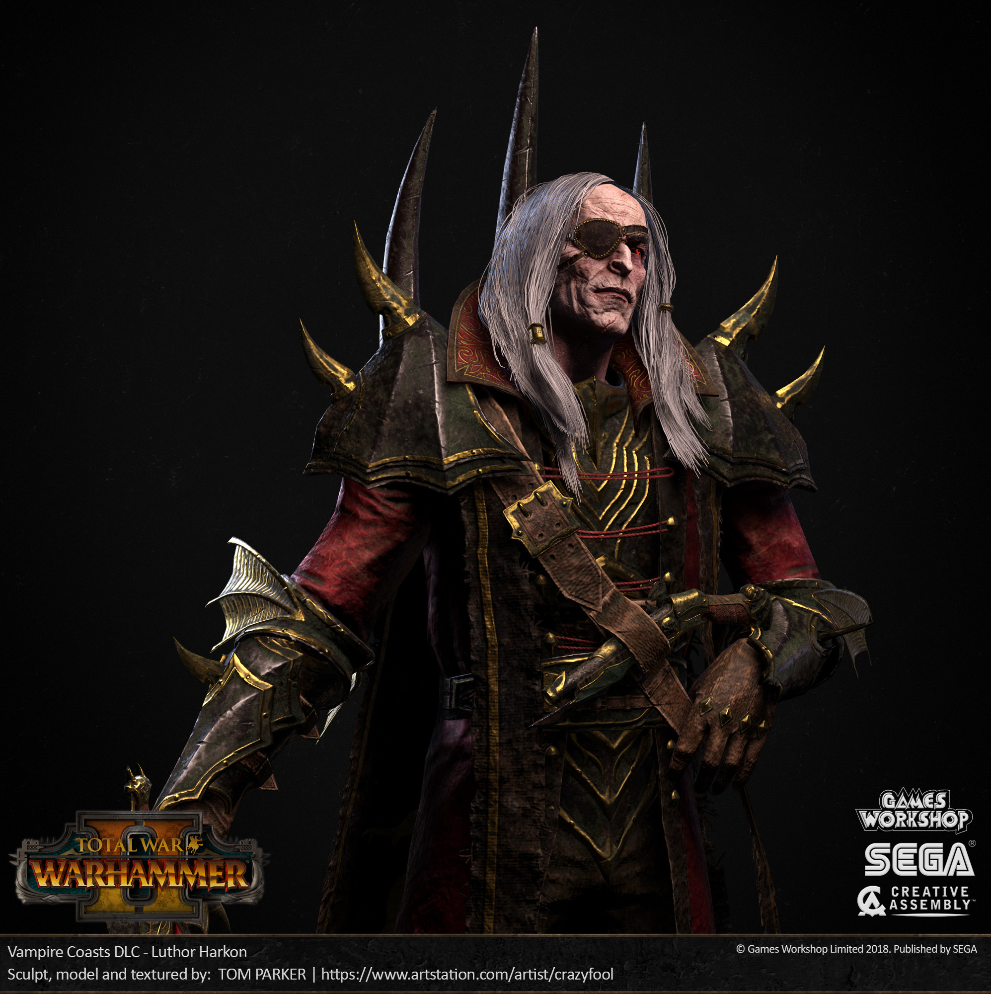 Tom Parker - Total War Warhammer 2 DLC - Luthor Harkon