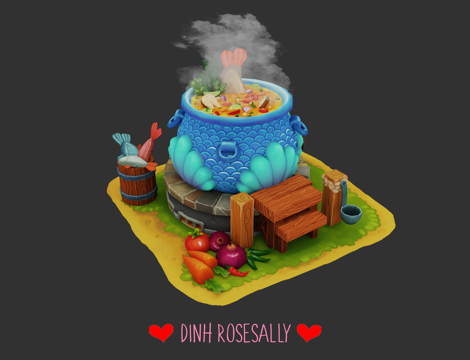 ArtStation - FishSoup_Pot