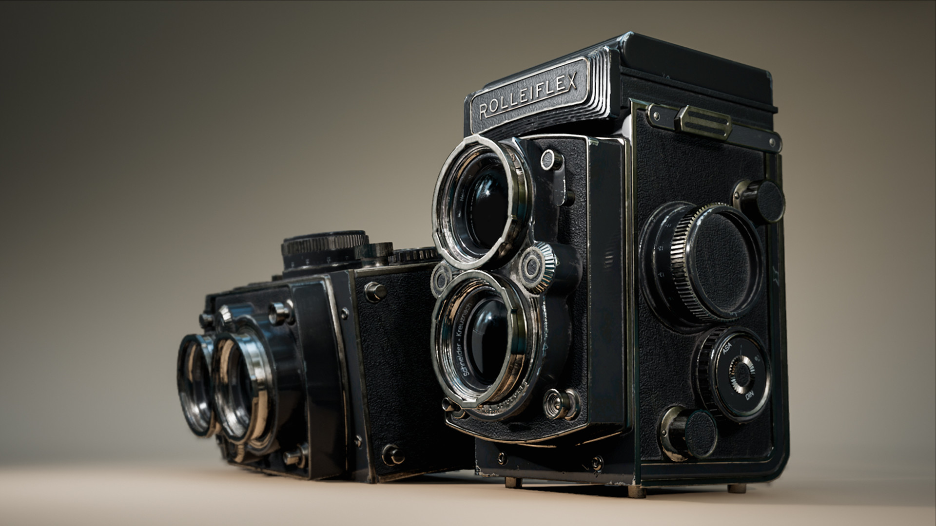 ArtStation - Rolleiflex Vintage Camera