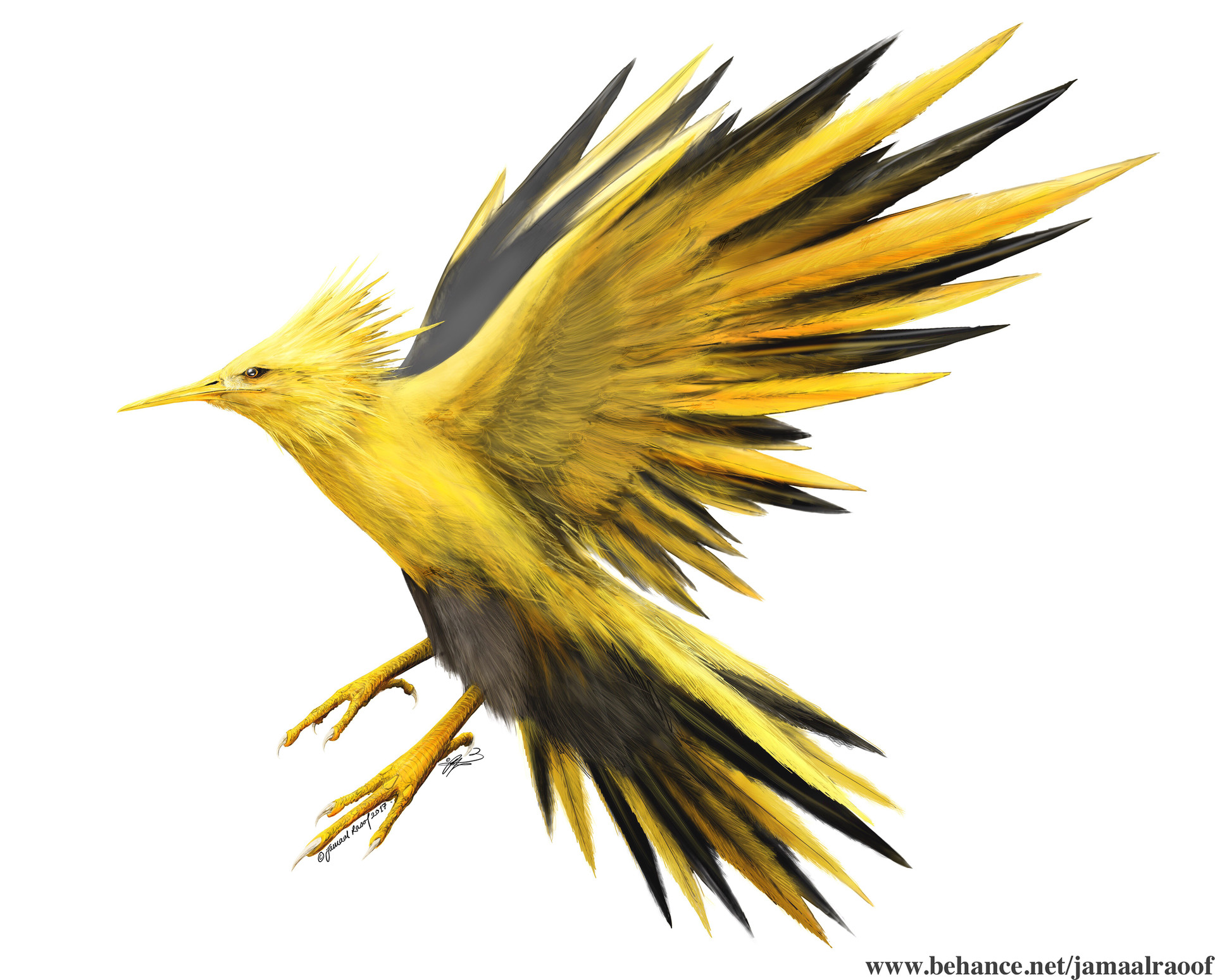 ArtStation - Realistic Zapdos