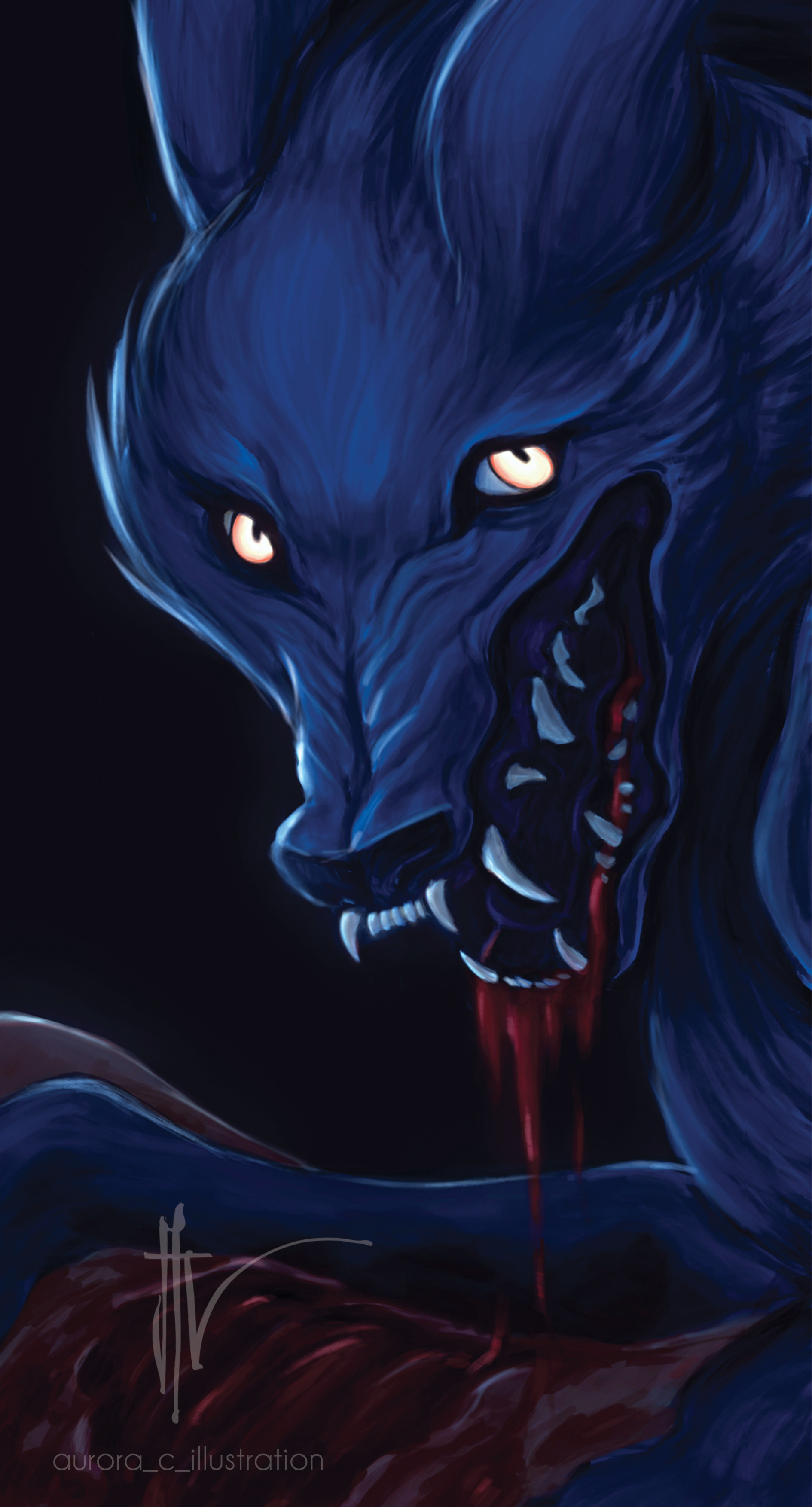 ArtStation - The ghost Eater - Project Into the Abyss - The Wolf