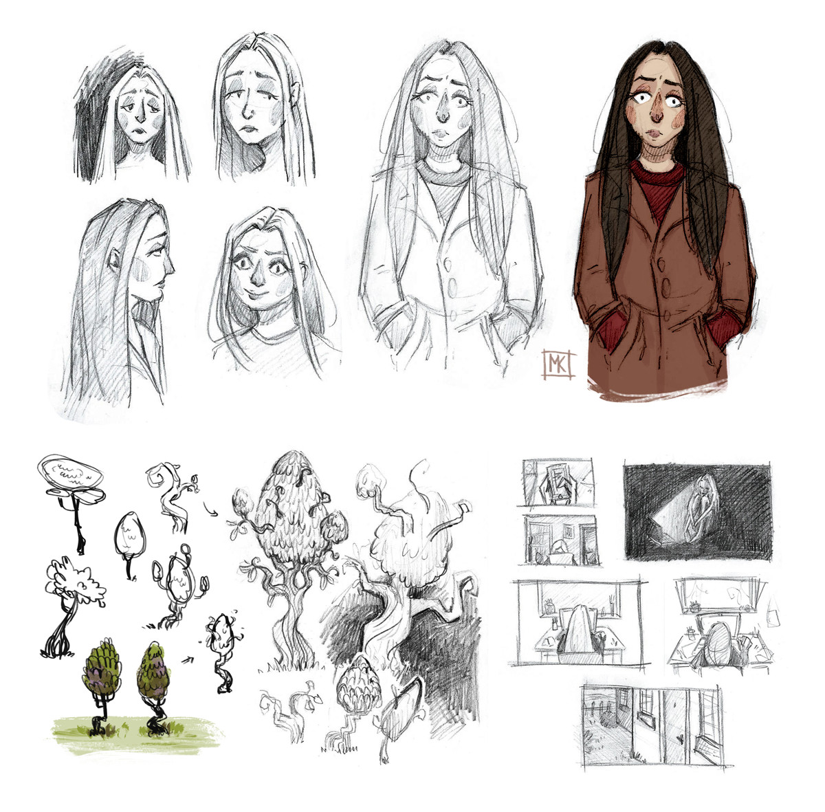 ArtStation - Concept art for a short animated movie