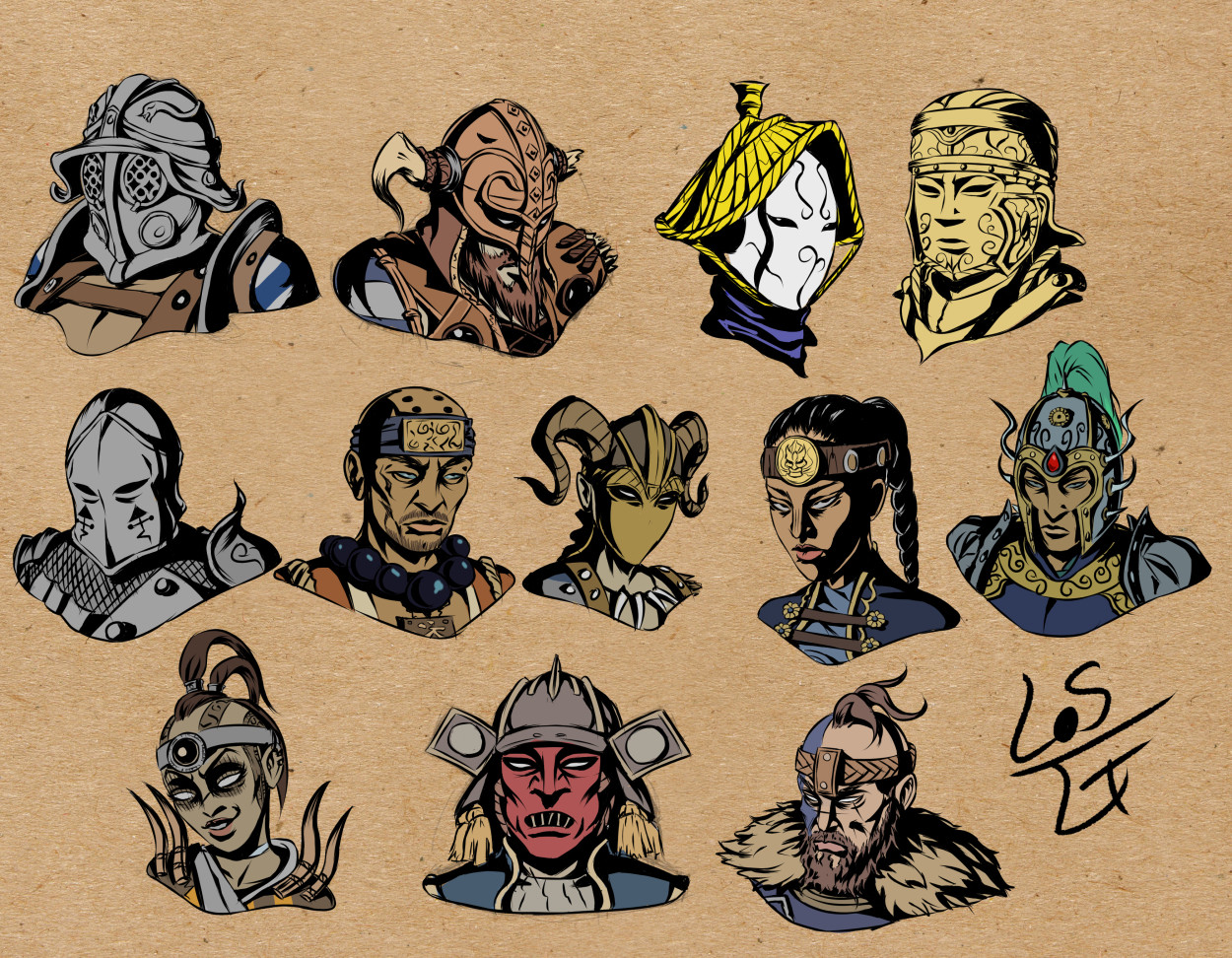 ArtStation - For Honor Heroes