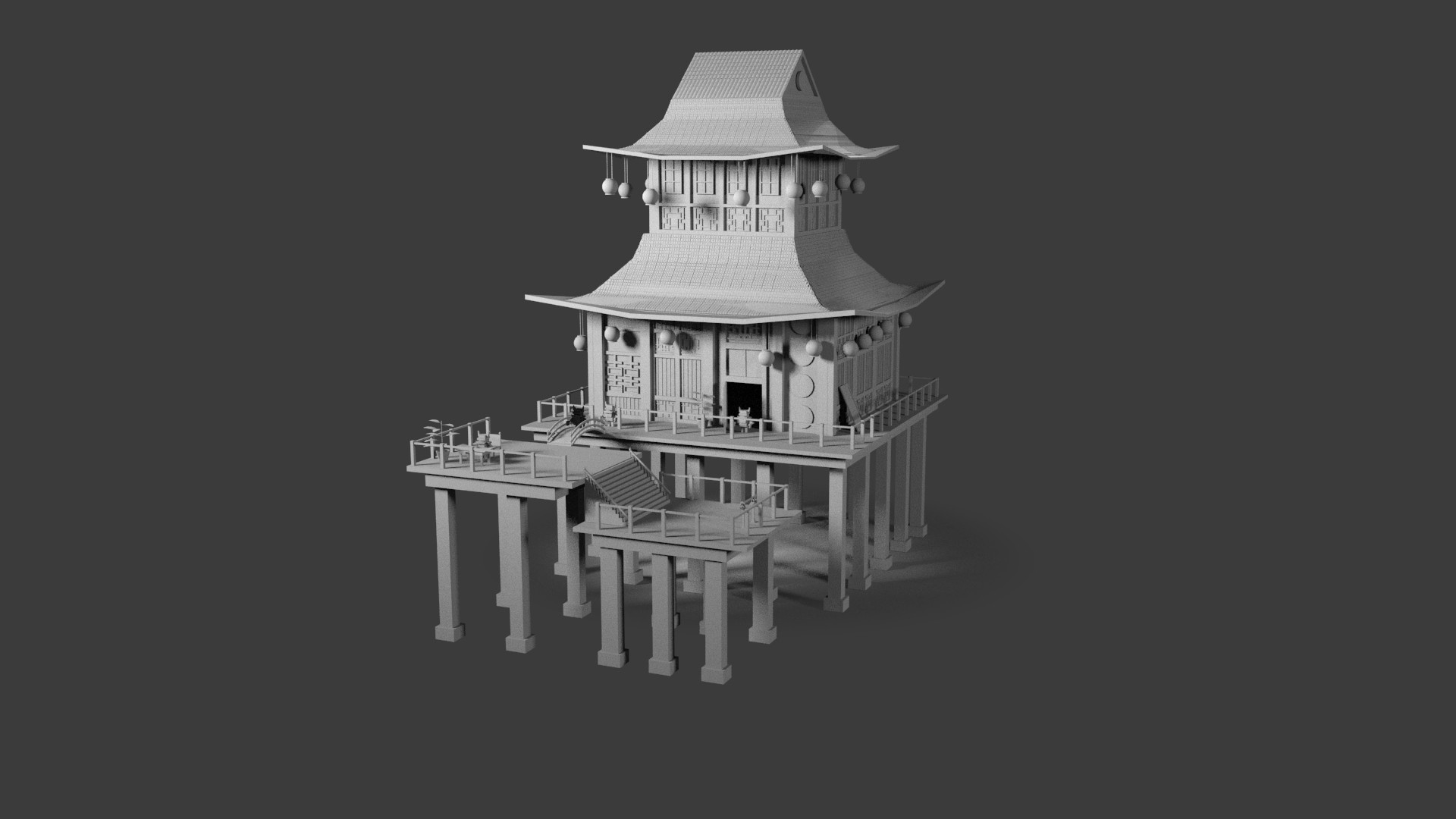 ArtStation - Ancient Chinese House