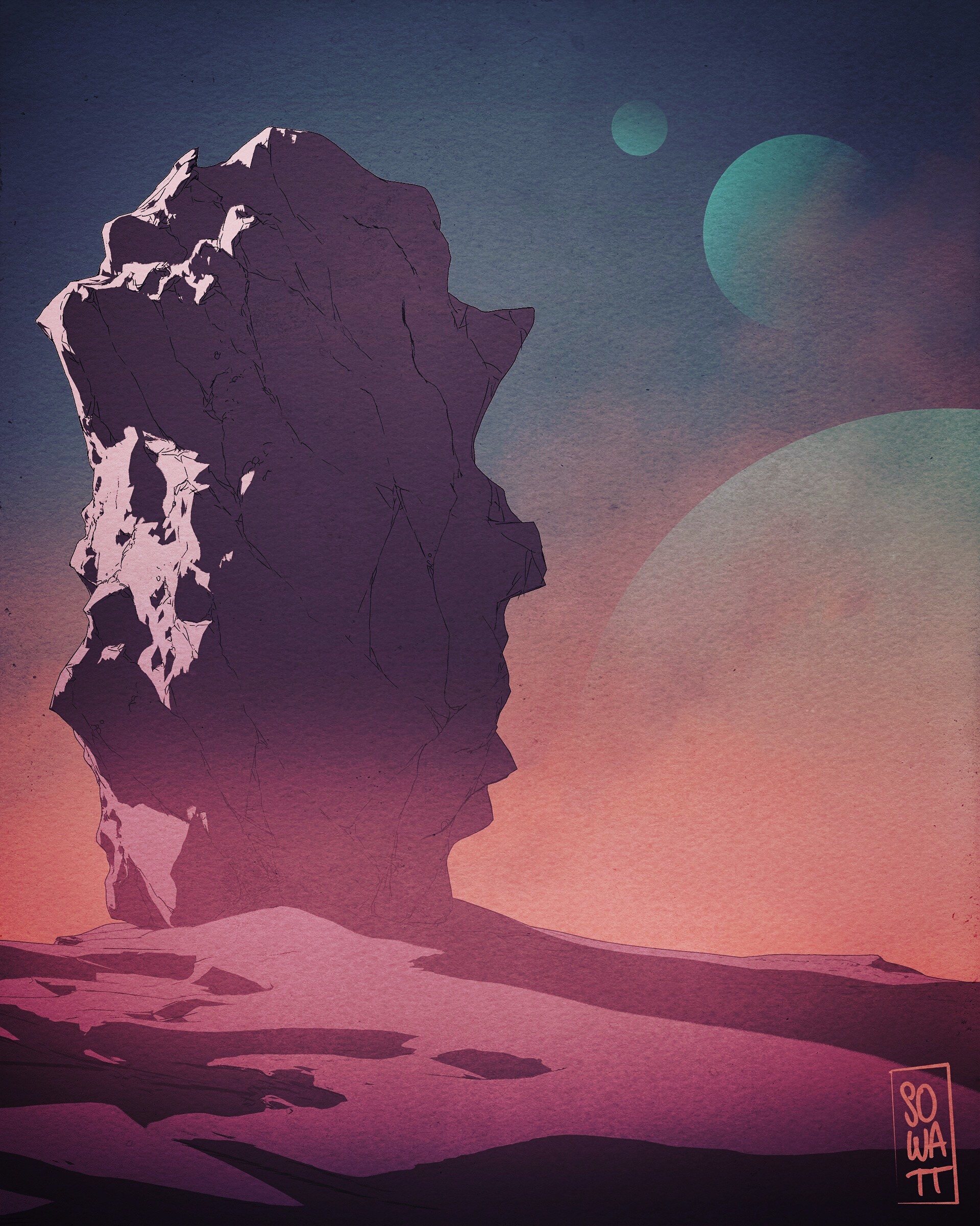 ArtStation - Space Rock