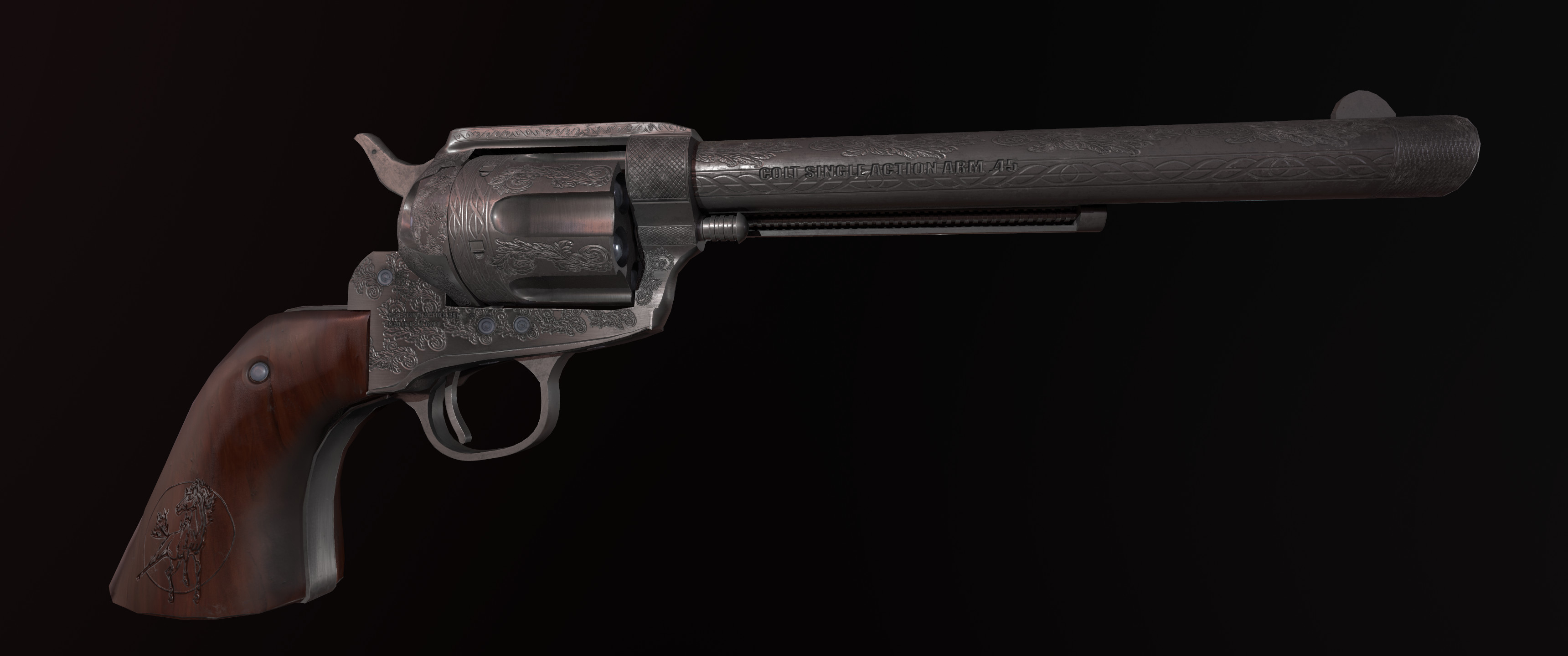 Jason Peeks 3D Art folio - Colt single action army .45