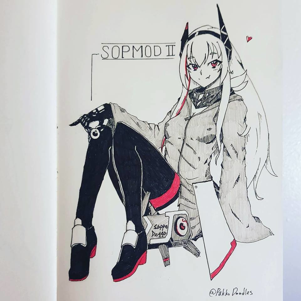 ArtStation - SOPMOD II fanart from Girls Frontline