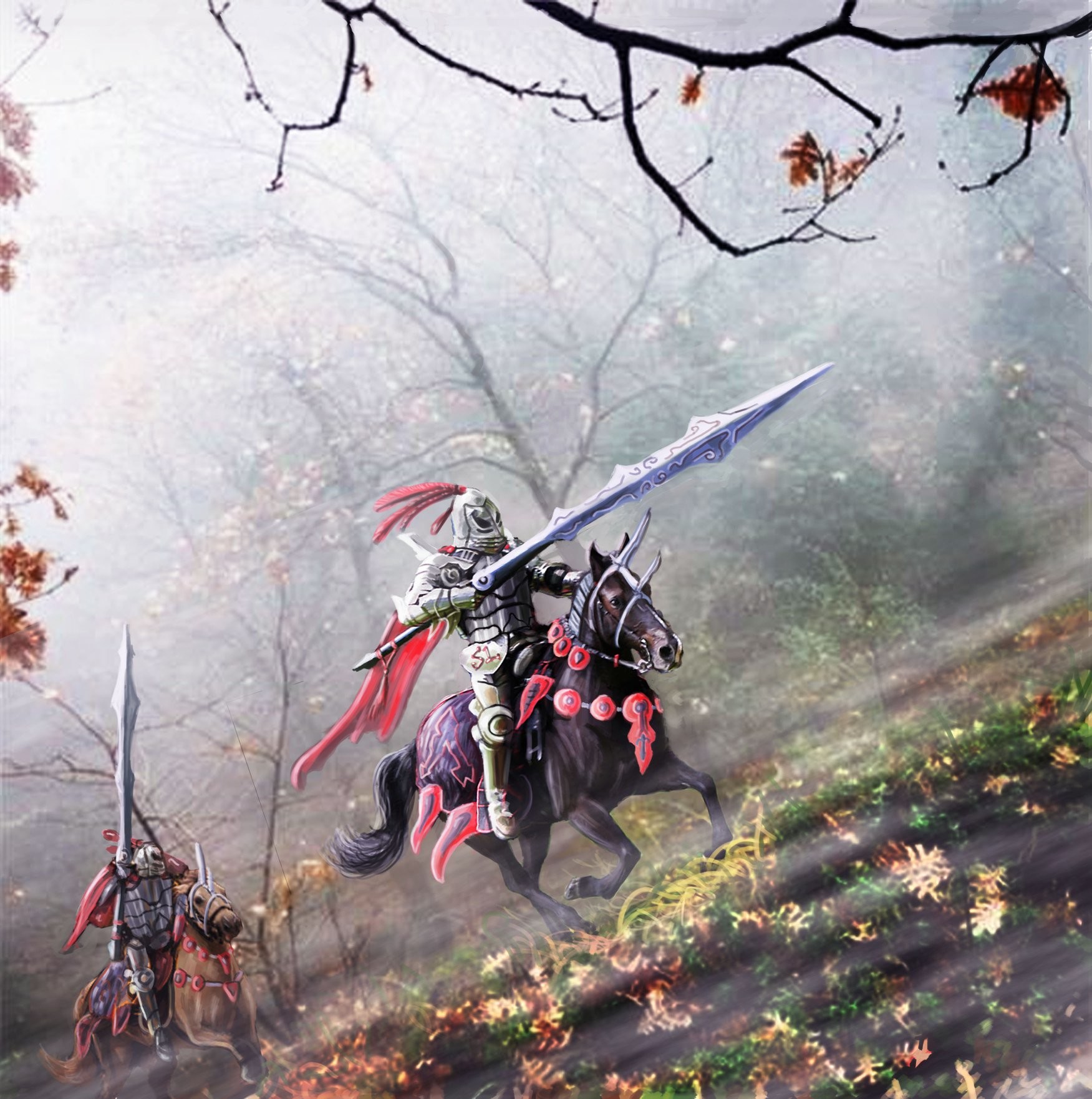 ArtStation - "The Knights of Aelis"