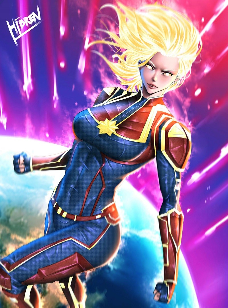 ArtStation - Captain Marvel