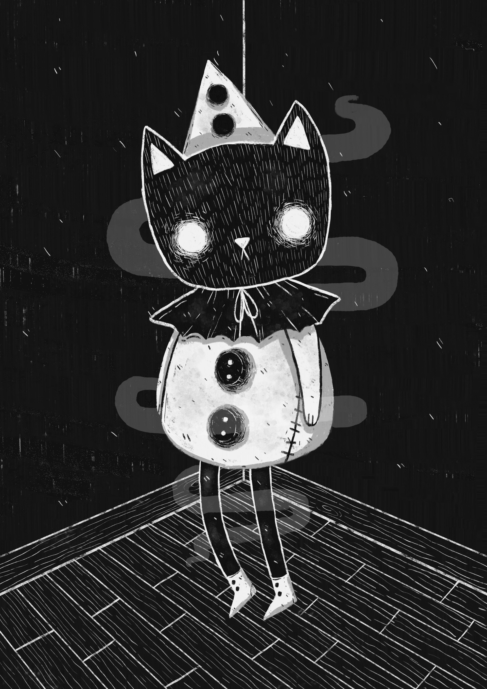 ArtStation - Clown cat