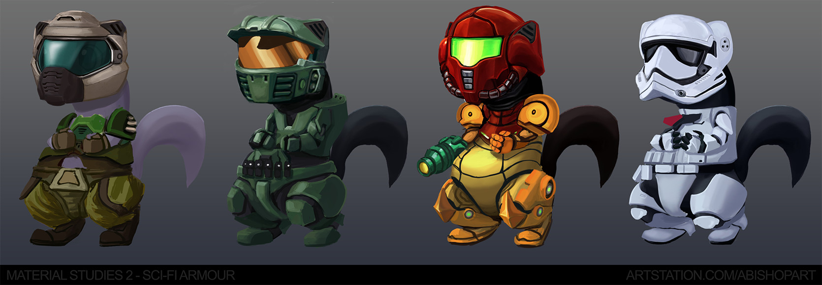 ArtStation - Polecat - Material Studies 2