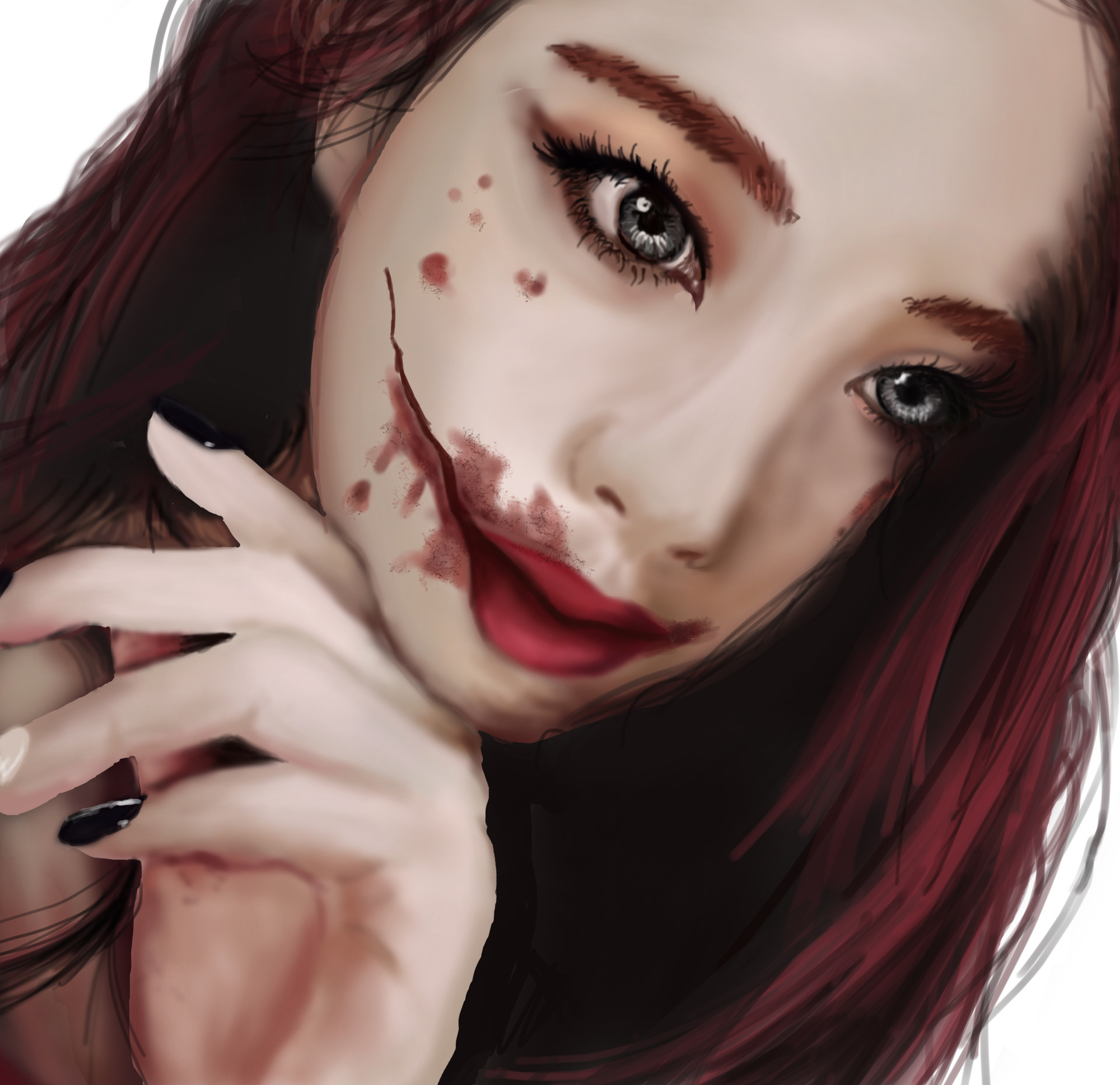 ArtStation - Rose Halloween Look