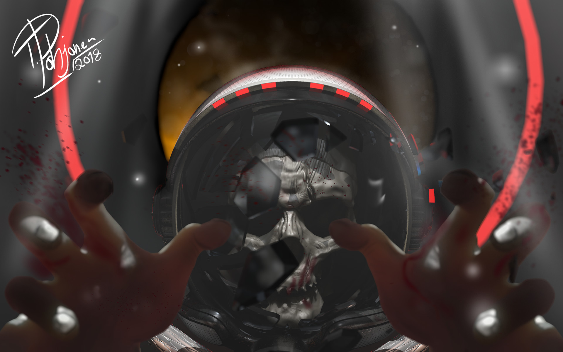 ArtStation - Space skull