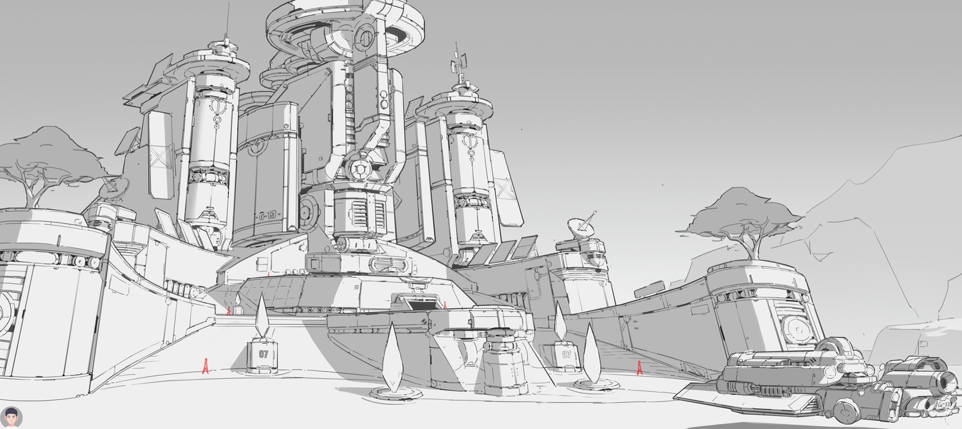 ArtStation - Industrial base