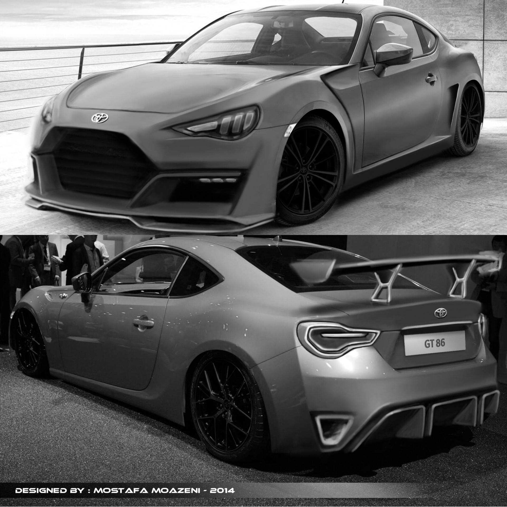 Mostafa Moazeni Design - Toyota GT86 2014 Full body kit type 2