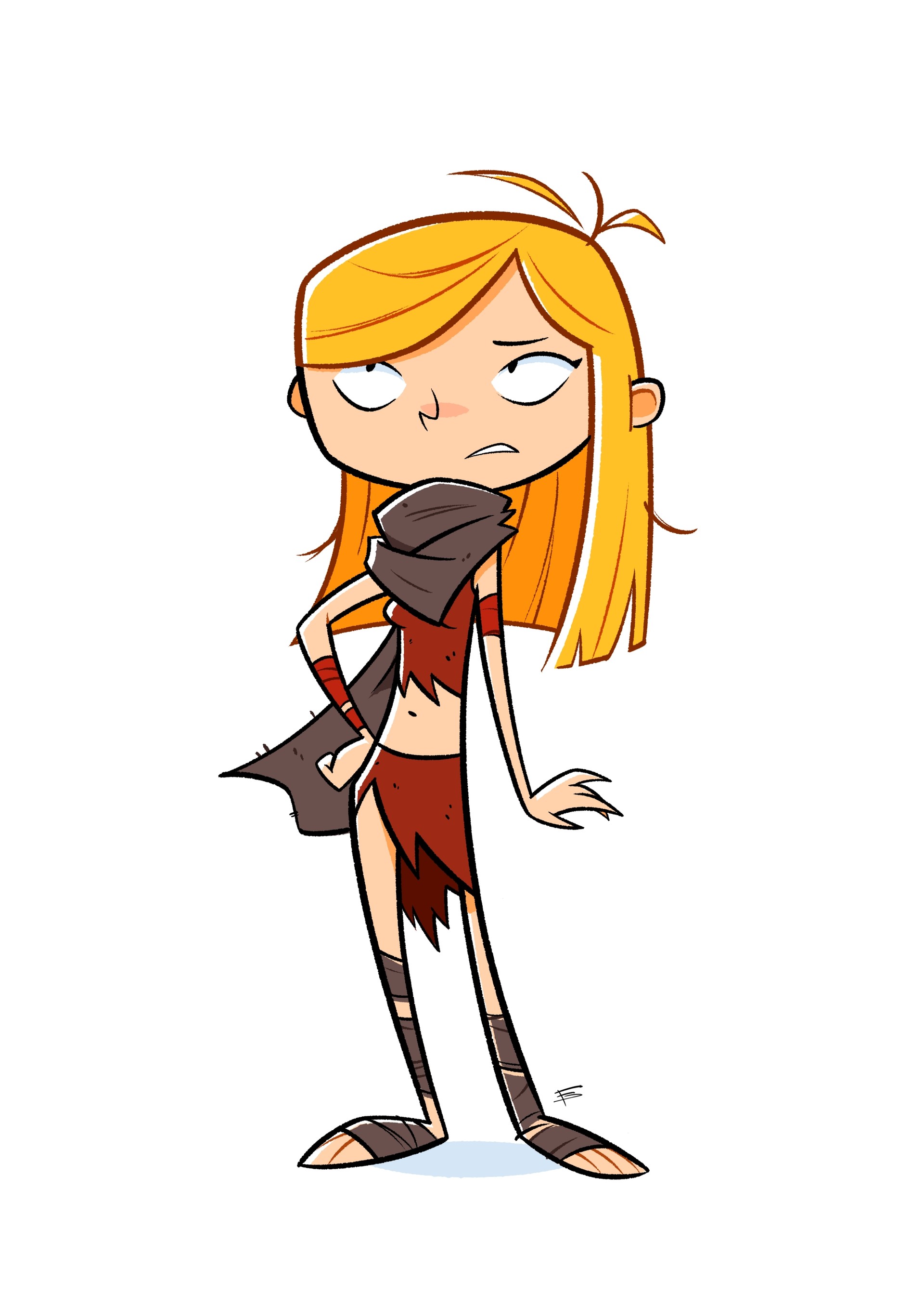 Cave Girl Cartoon