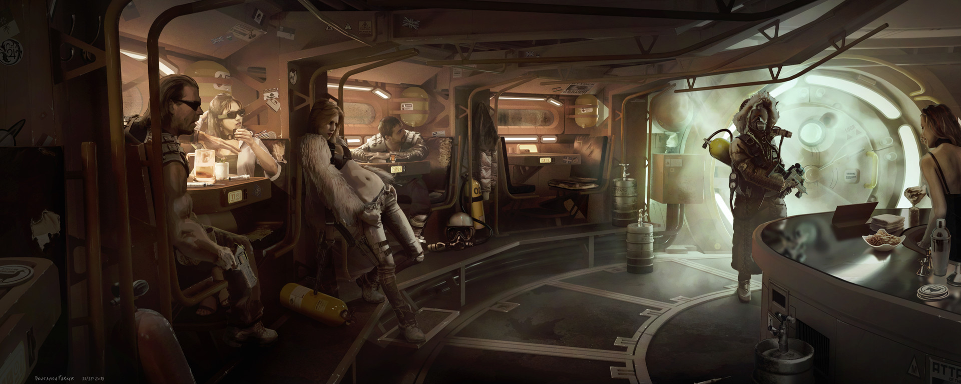 Titan Bar by Benjamin Parker : r/ImaginaryTaverns