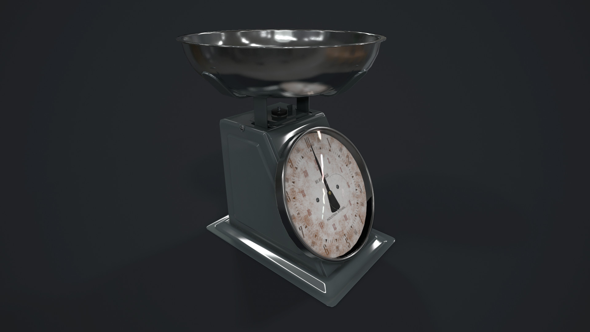ArtStation - Industrial kitchen scale