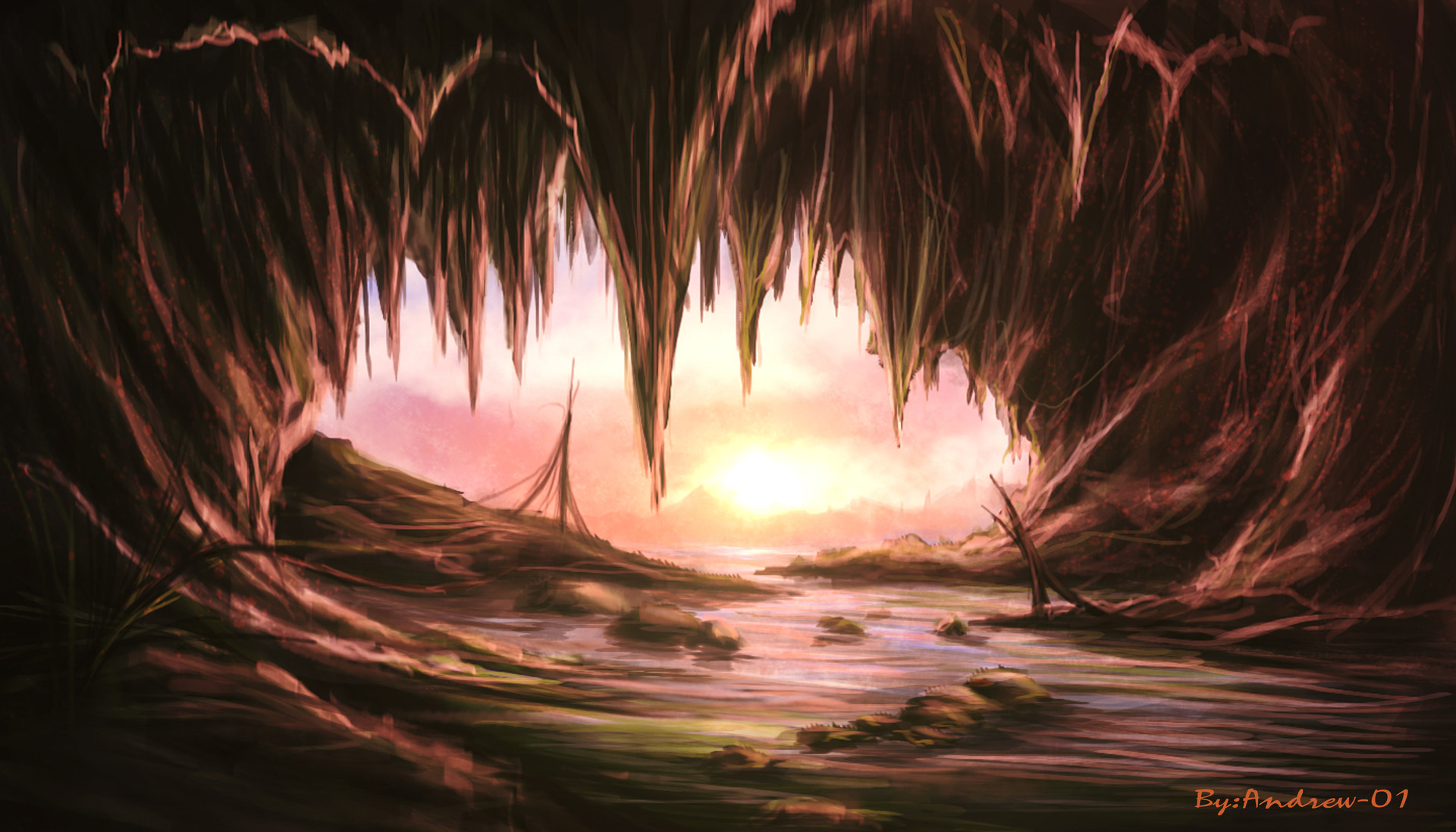 ArtStation - INSIDE THE CAVE