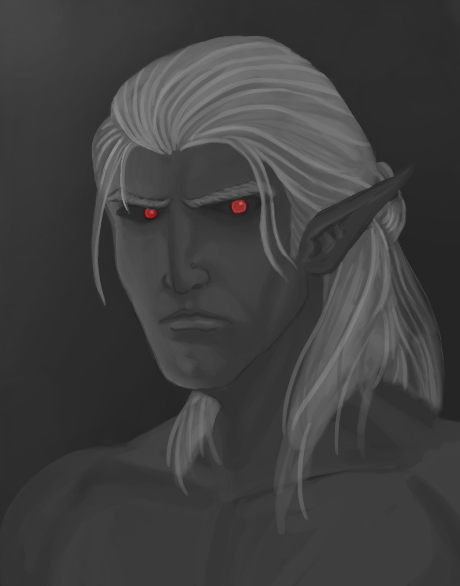 ArtStation - Dark Elf Concept