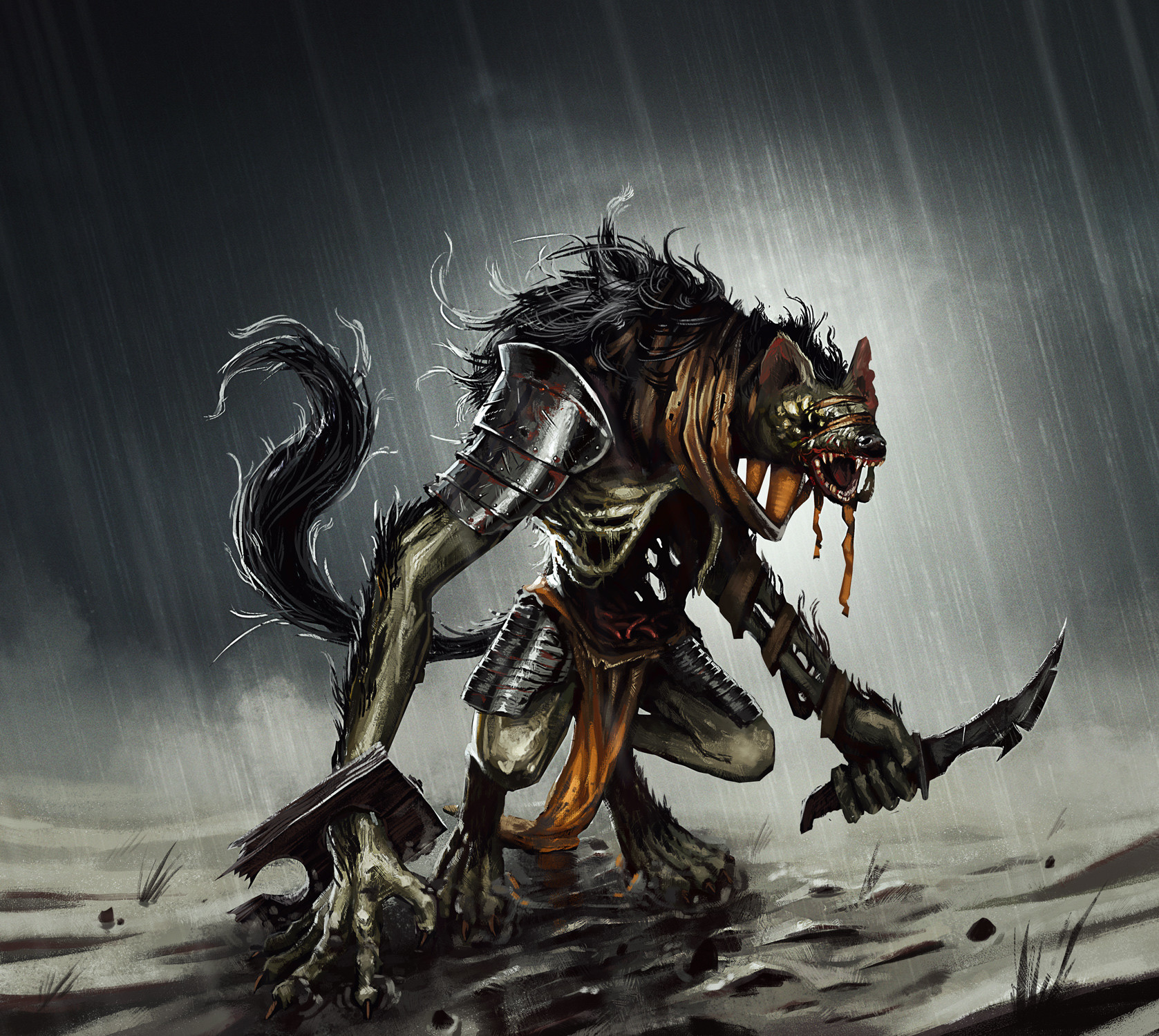 ArtStation - Undead Hyena