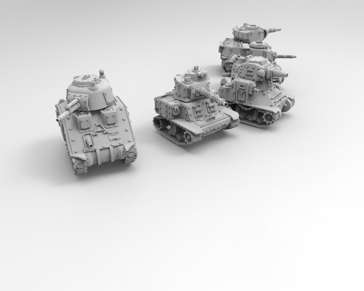 ArtStation - 40k Grot Tanks