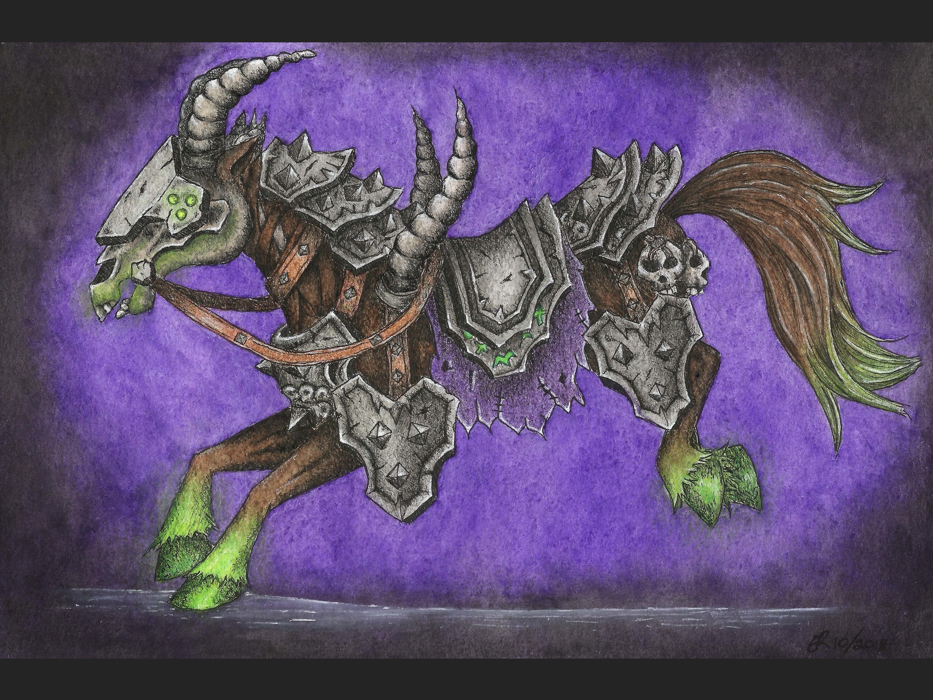 ArtStation - Warthsteed of Xoroth