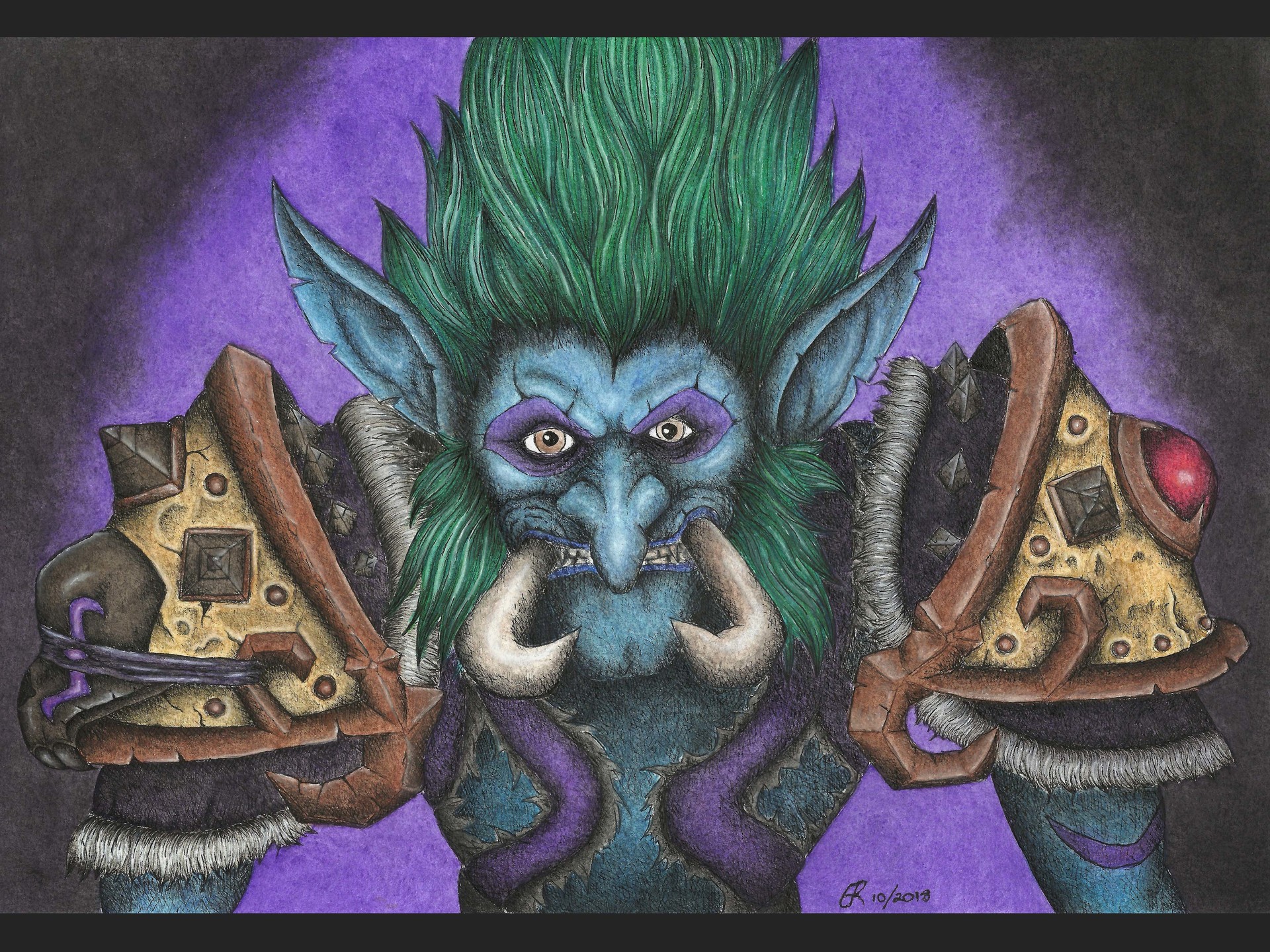 ArtStation - Troll Warlock