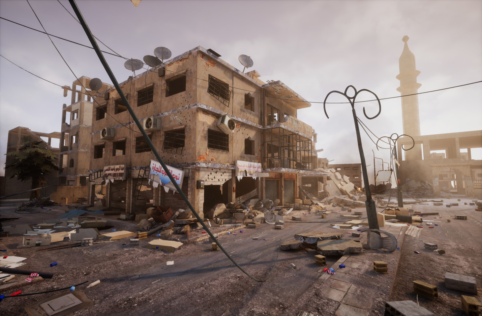 ArtStation - Destroyed City-Unreal