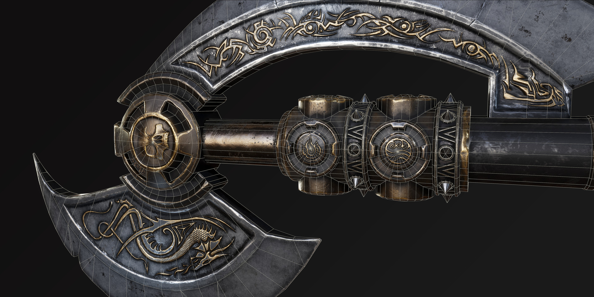 Gürcan Ataselim - 3D Model Elemental Axe