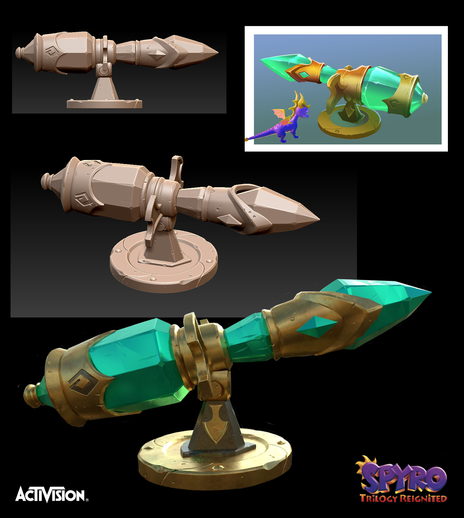 Jamie Burton - Spyro reignited props