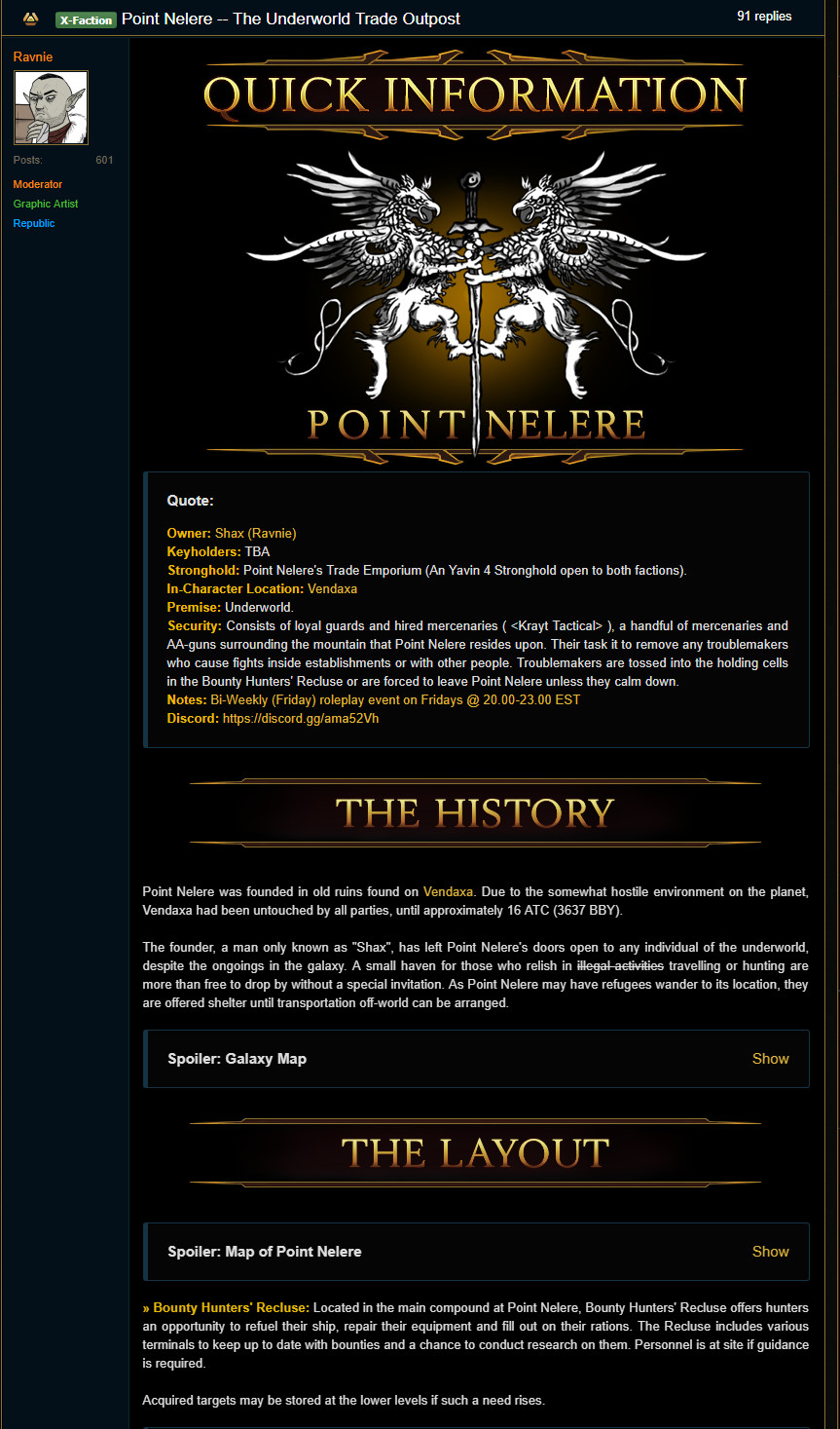 ArtStation - SWTOR Fanart: Point Nelere Logo