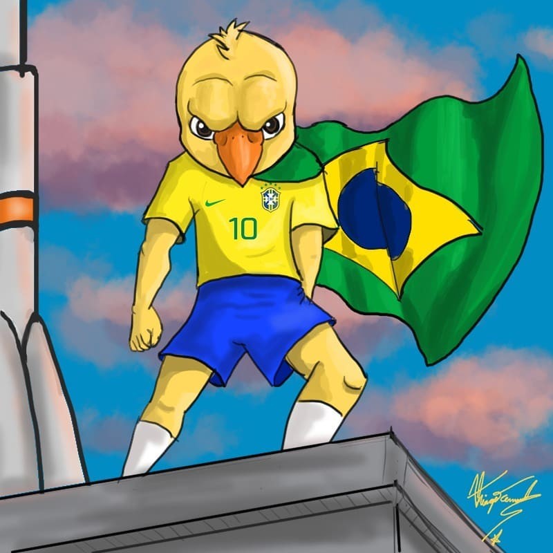ArtStation - Copa do Mundo 2018 - Canarinho Pistola