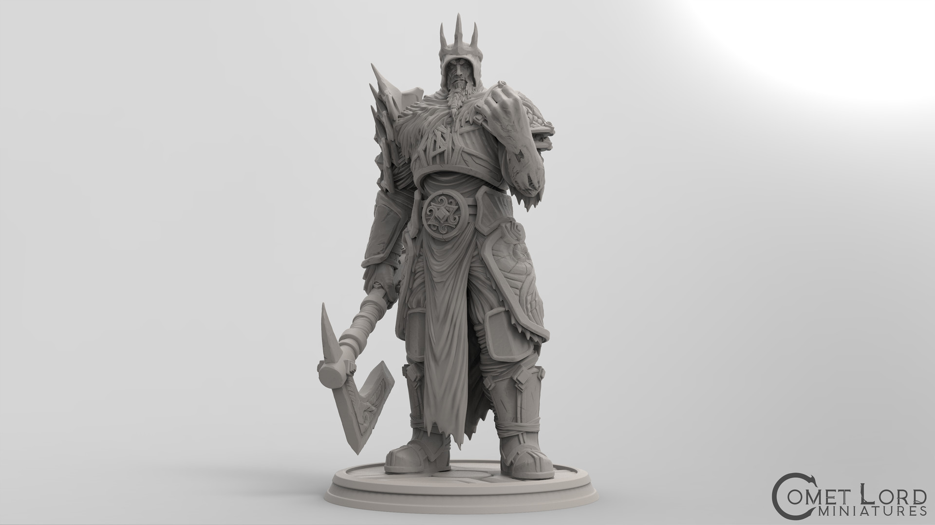 ArtStation - Volrik, The Storm King - Storm Giant Miniature Sculpt - 3D ...