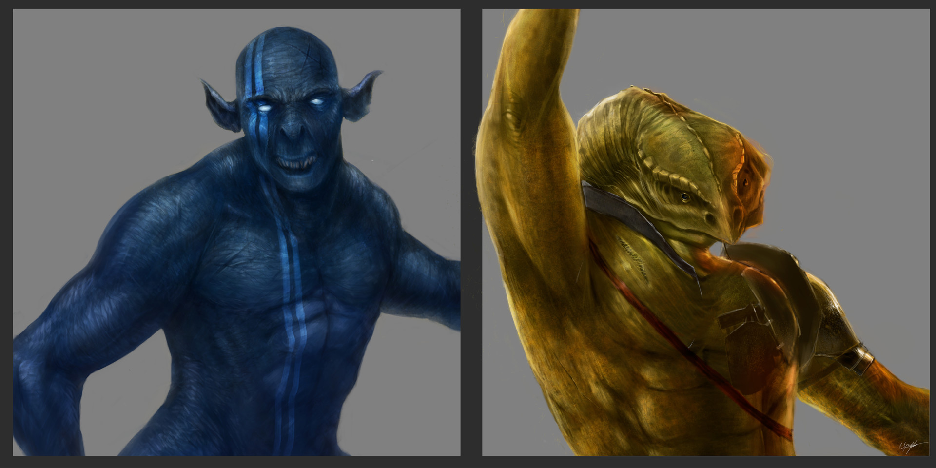 ArtStation - Dual Creature Concepts