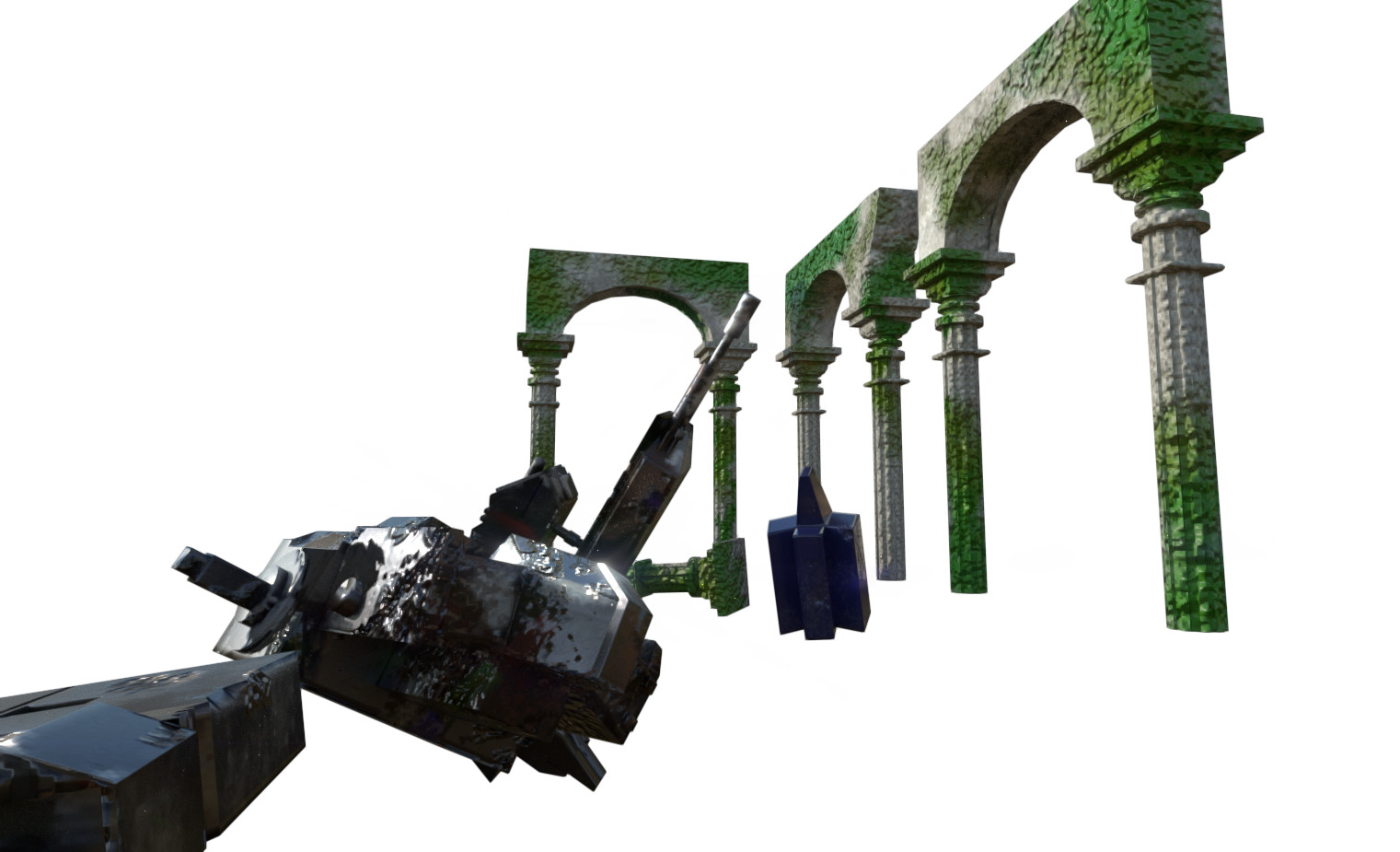 Ola Meghoma - post-apocalyptic environment concept art