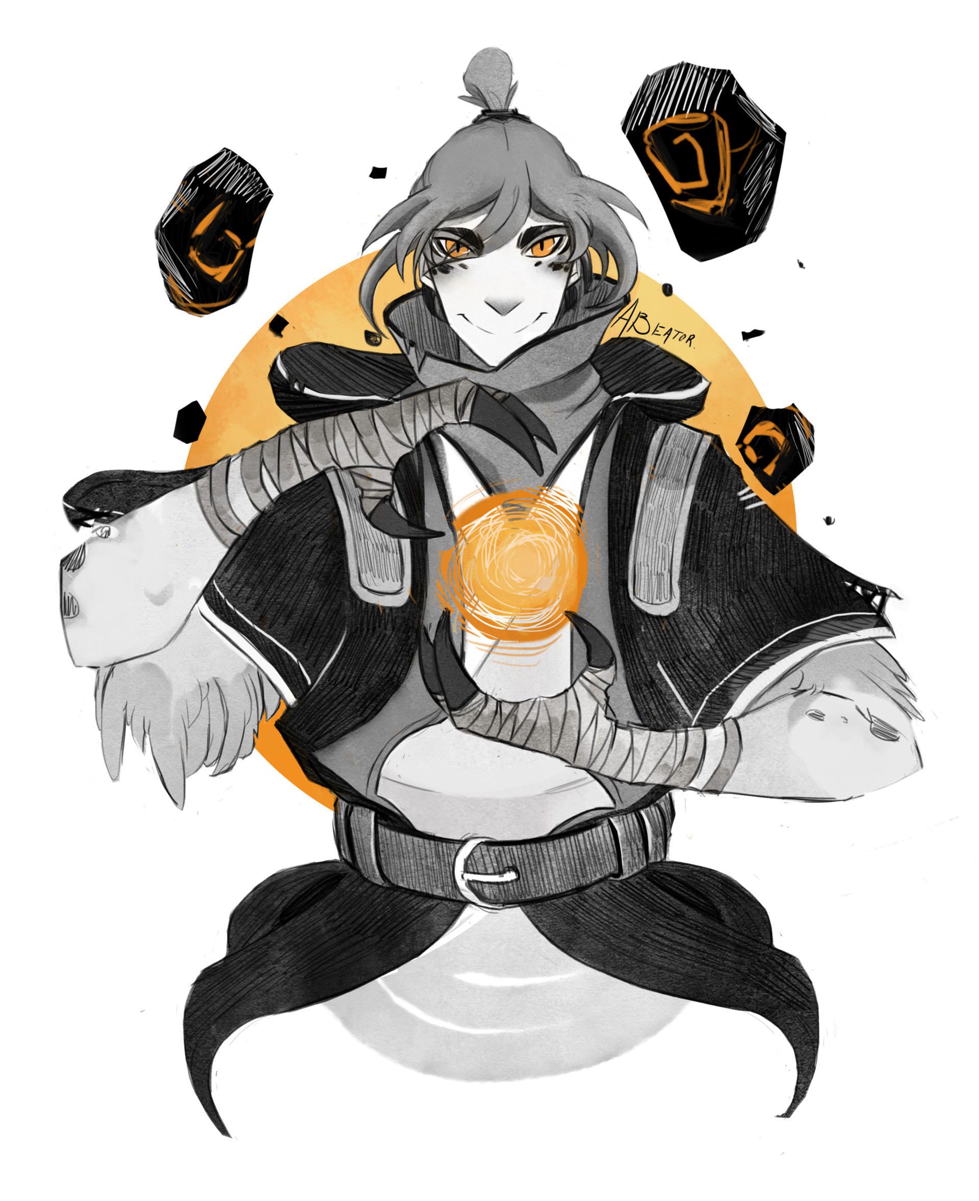 ArtStation - Inktober day 4 (spell)