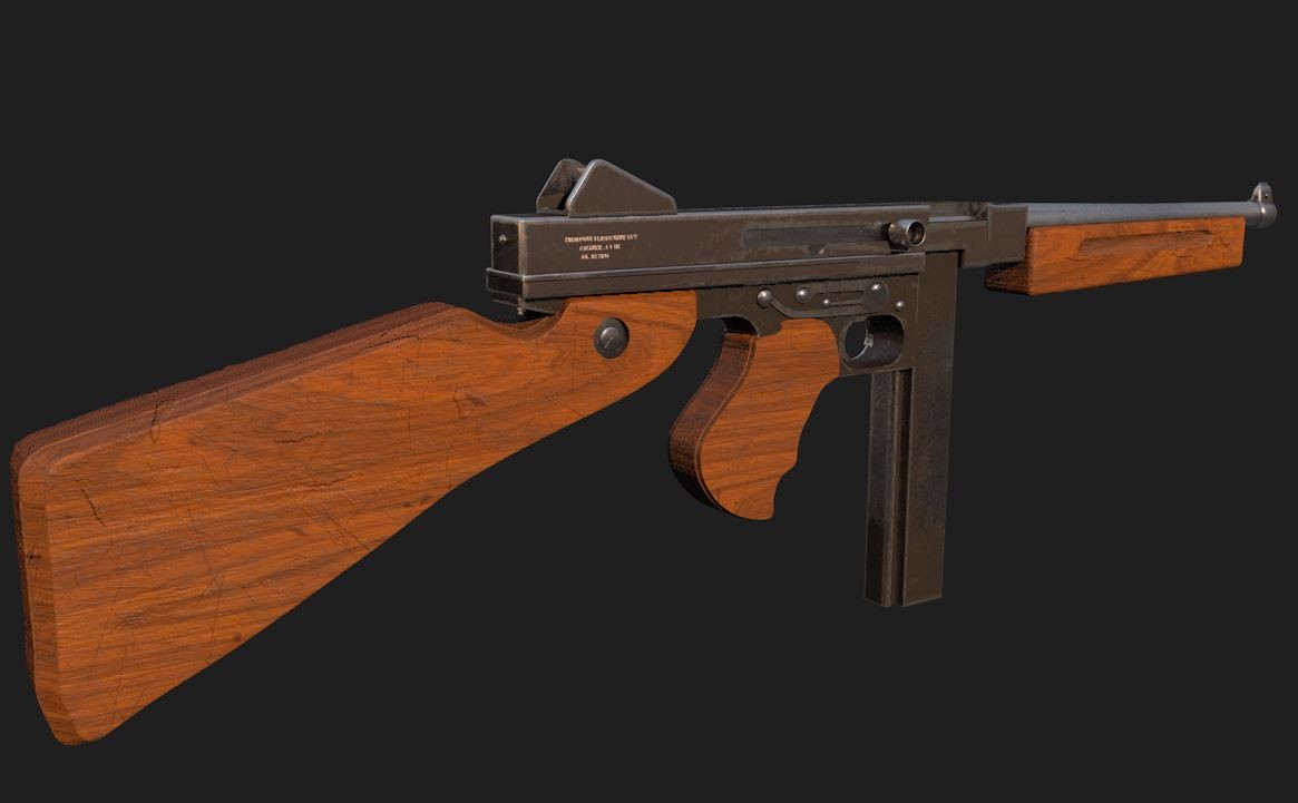 ArtStation - Thompson M1A1