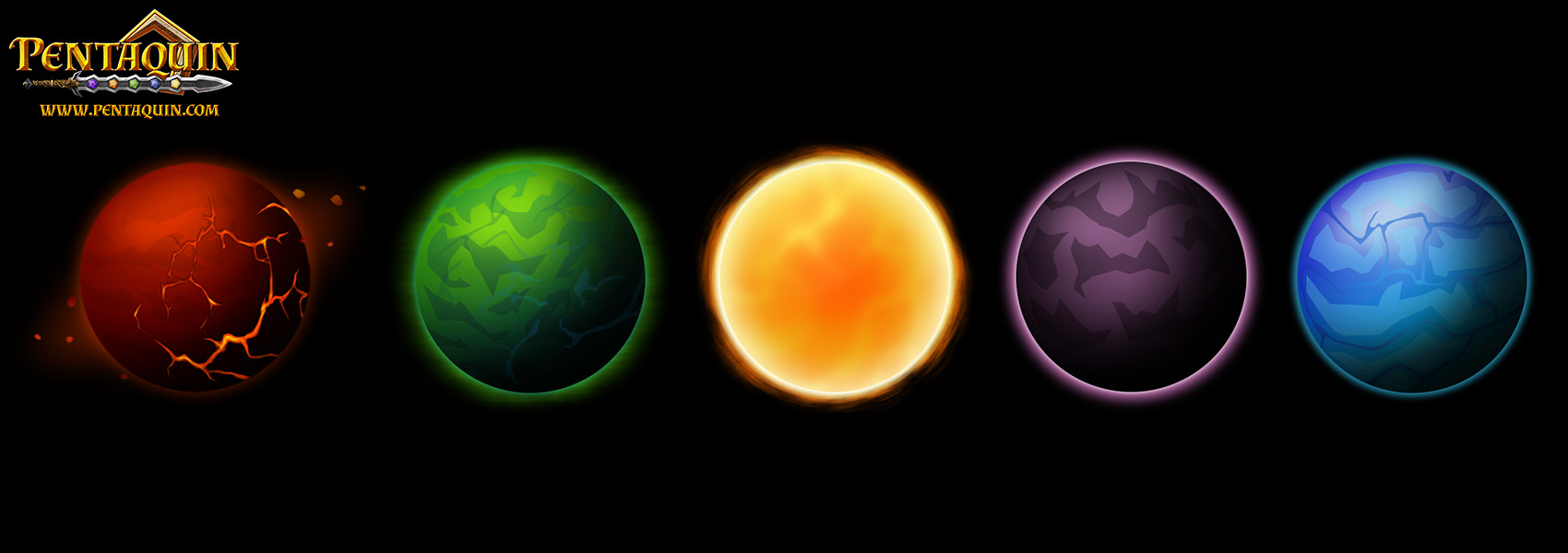 ArtStation - The five moons of Pentaquin