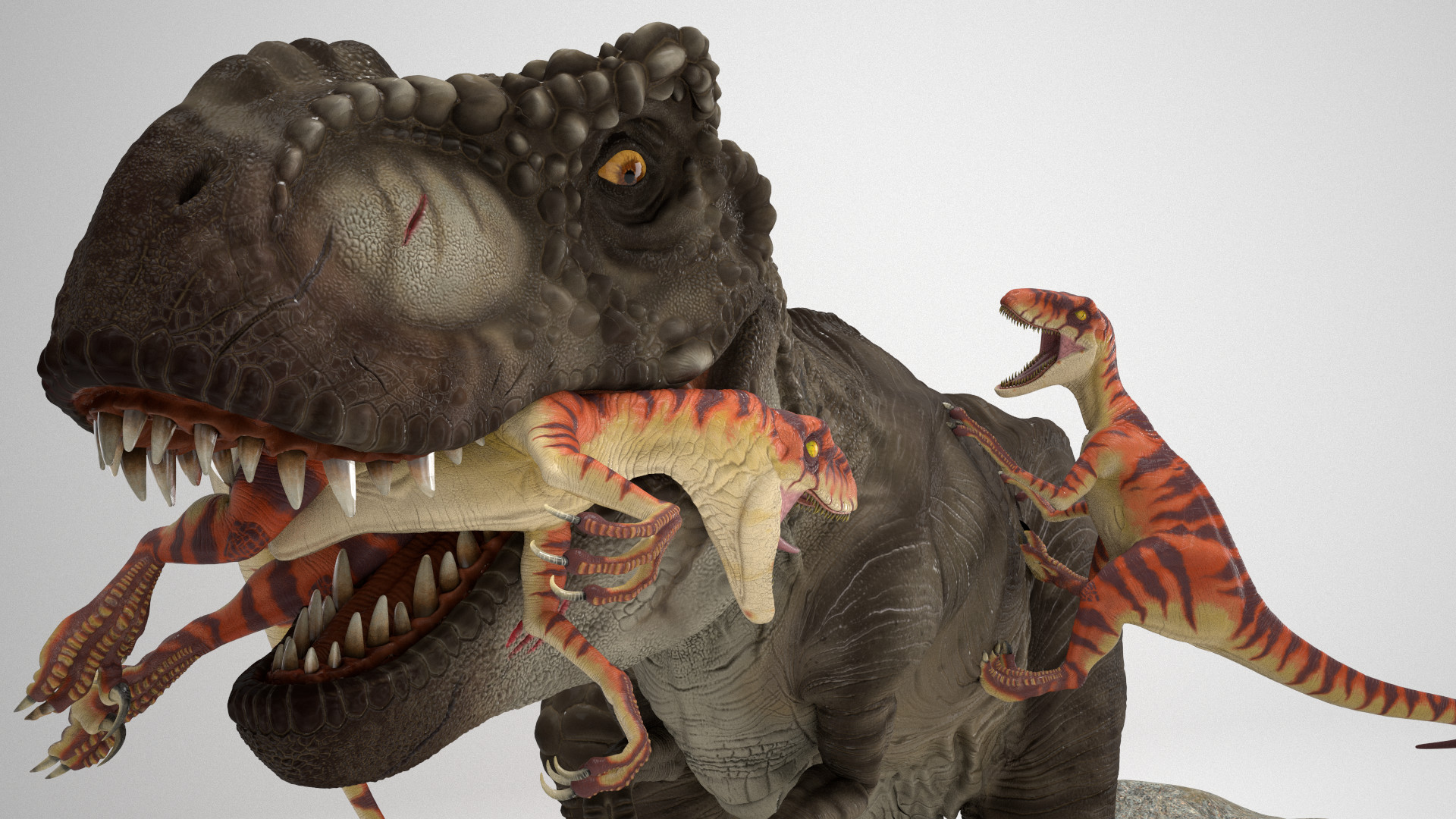 Tyrannosaurus Rex Eating