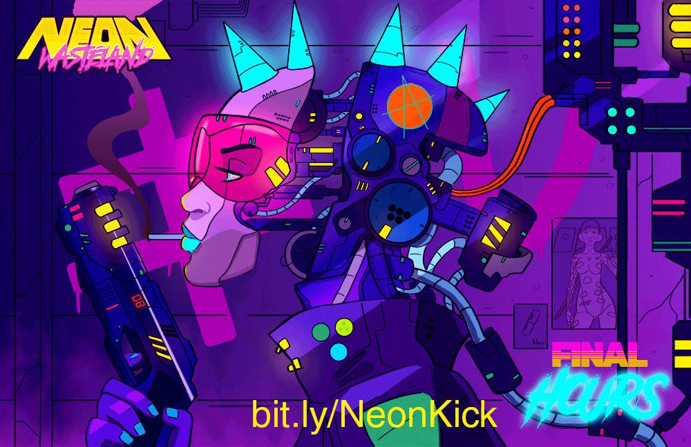 ArtStation - Neon Wasteland Final Hours