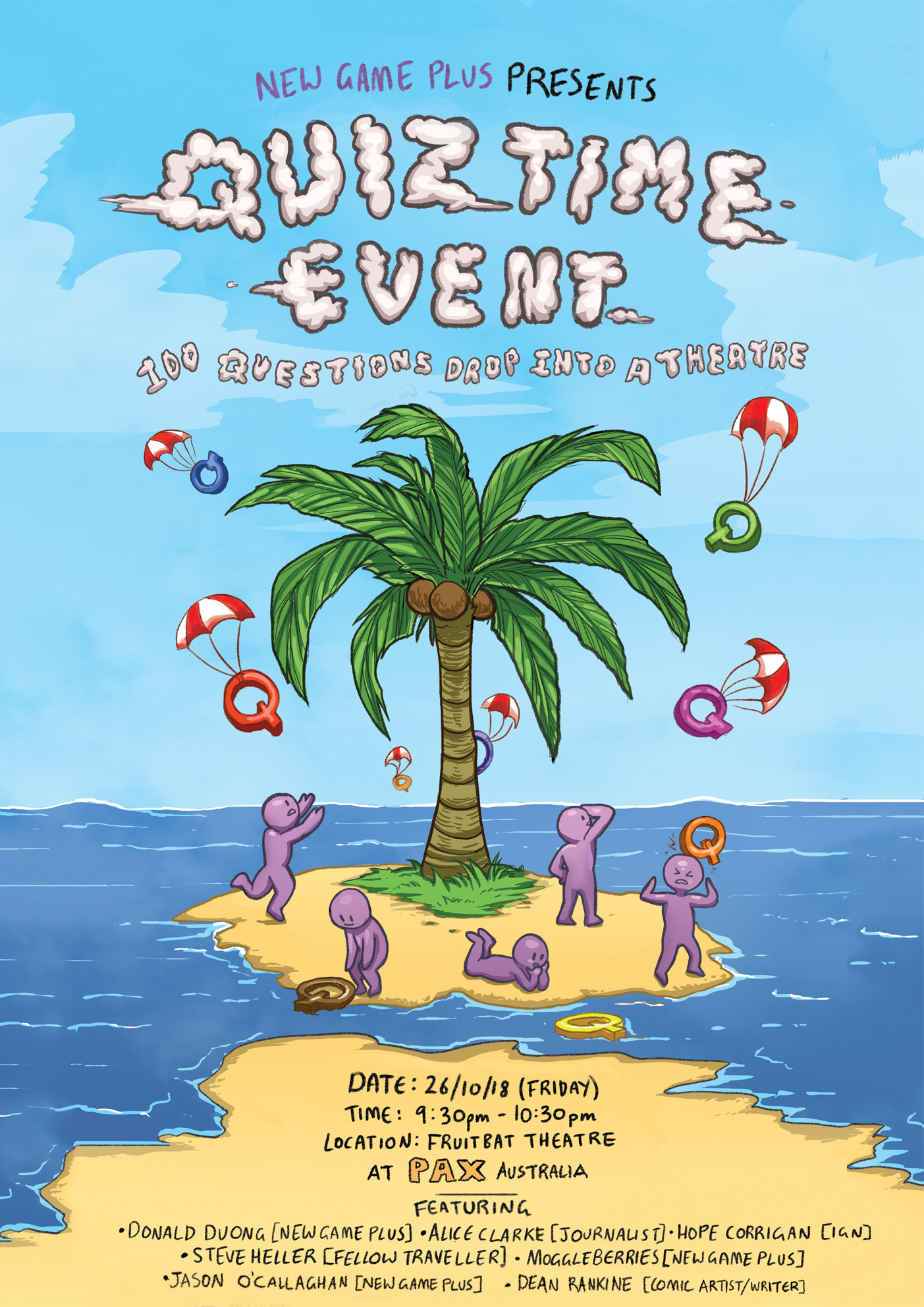 L.S - PAX Trivia Time Poster