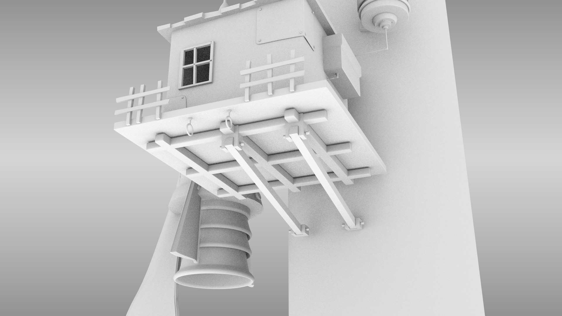 ArtStation - 3D Treehouse Model