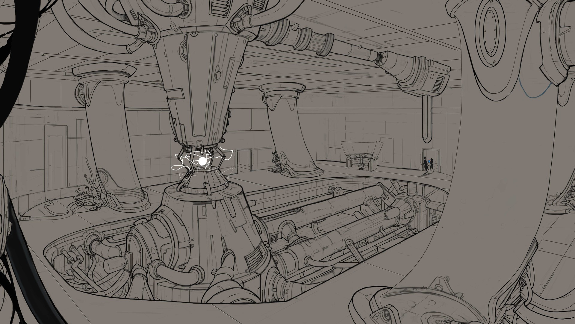 spaceship engine room