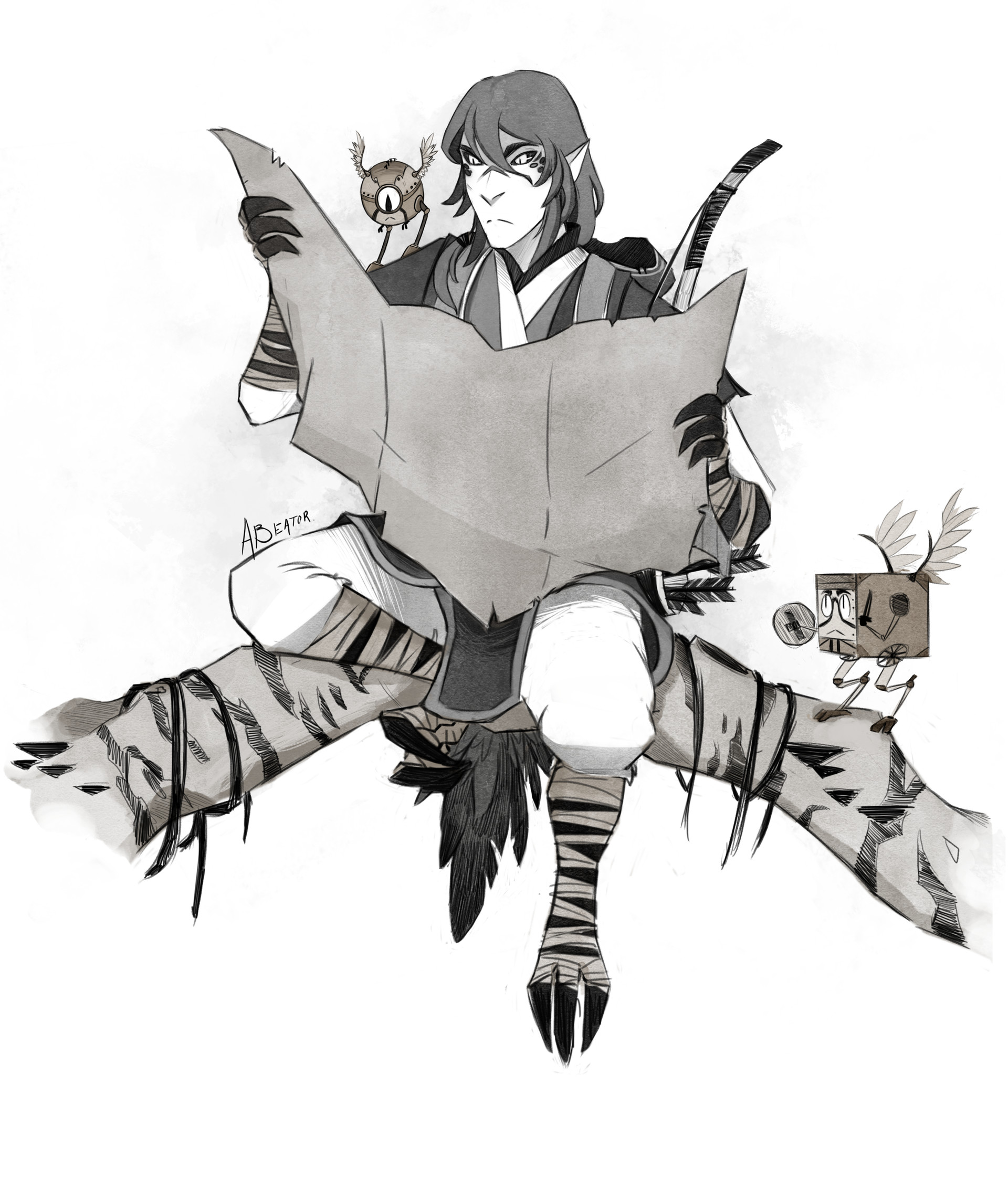 ArtStation - Inktober day 16 (angular)