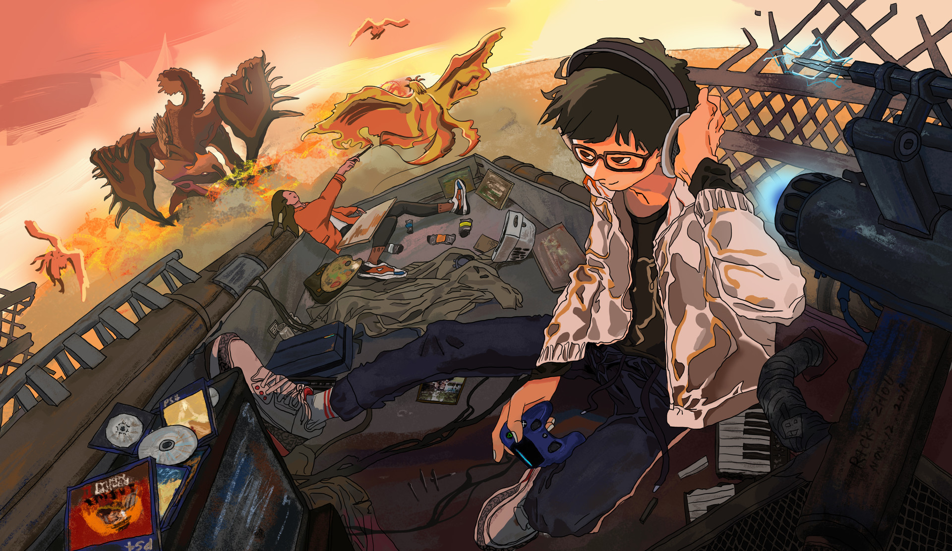 ArtStation - Beat the Monster