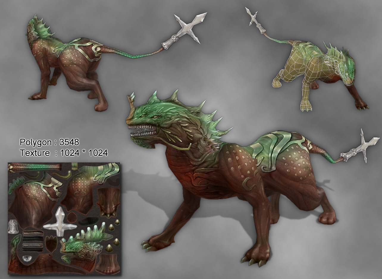 ArtStation - 3D character_Low