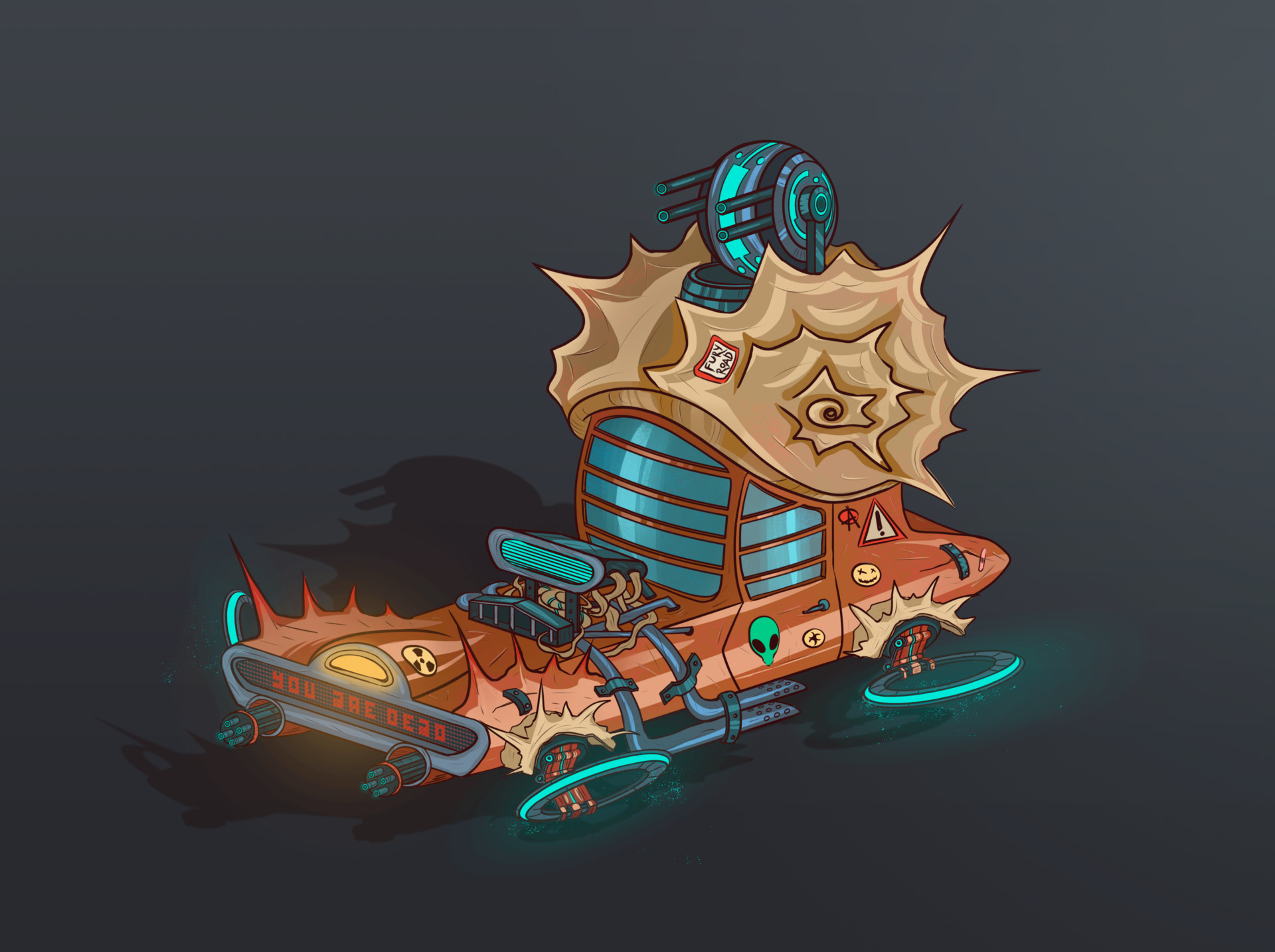 ArtStation - Mad car