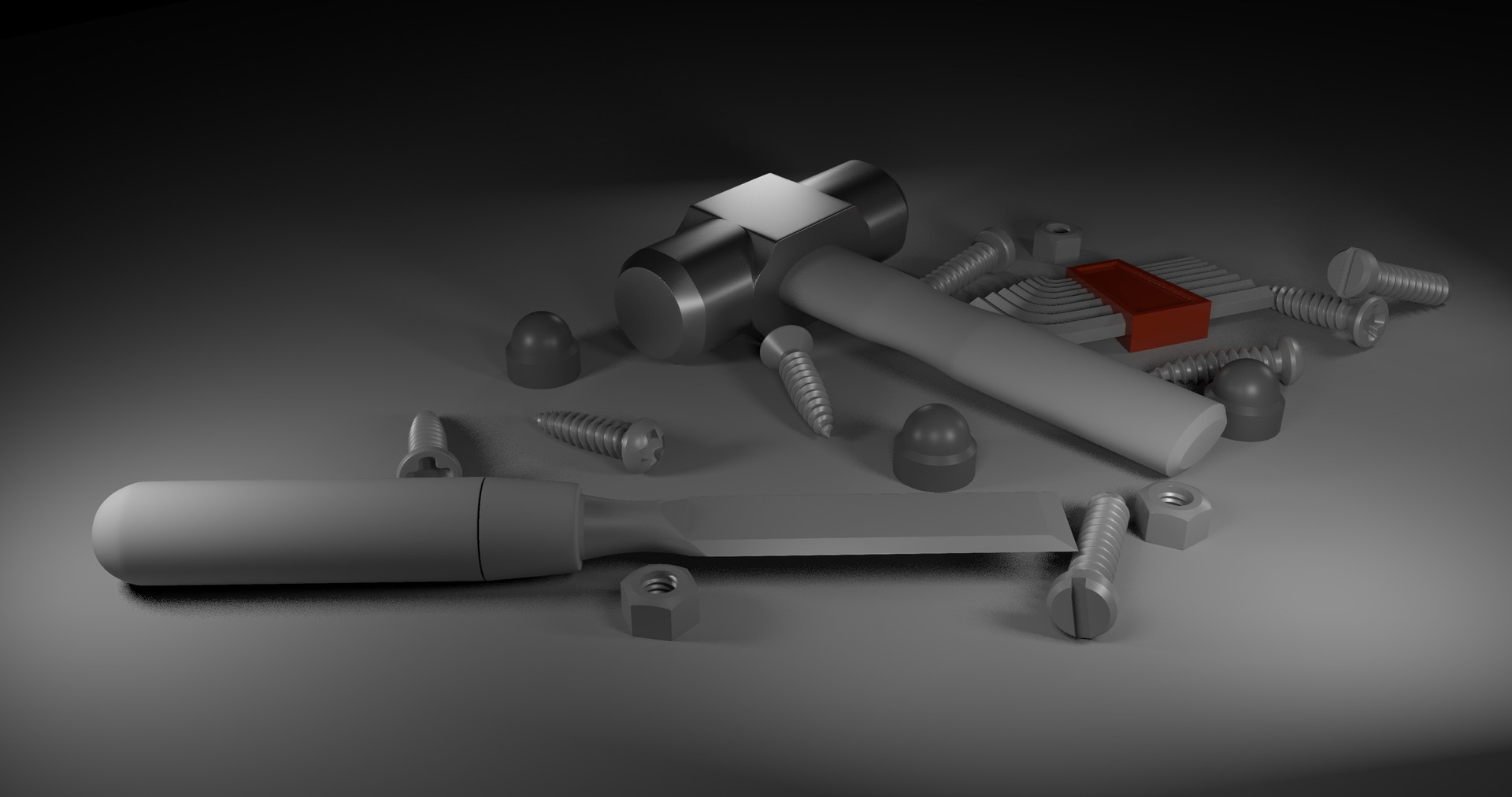 ArtStation - High Poly Tool Scene